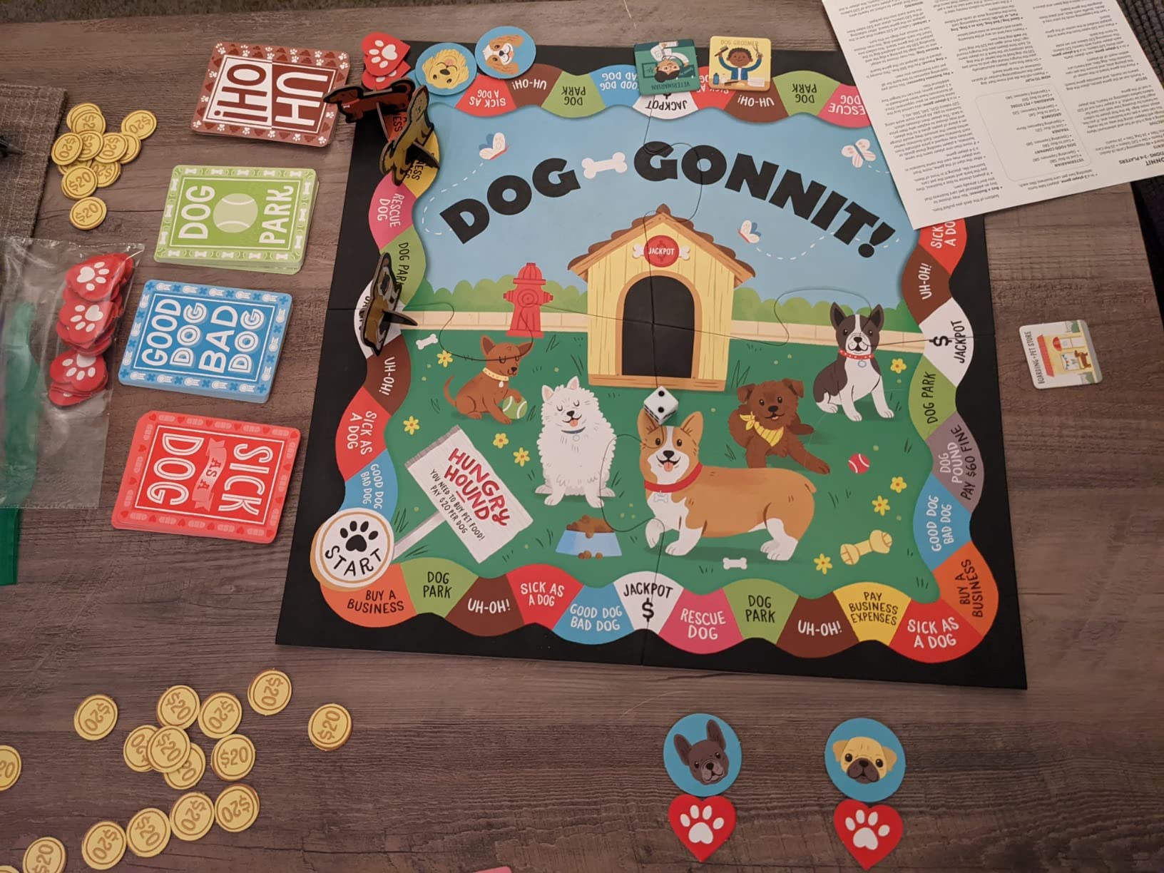 Amazon.com: Mudpuppy Dog-Gonnit Board Game – for 2-4 Players, Ages 8 ...