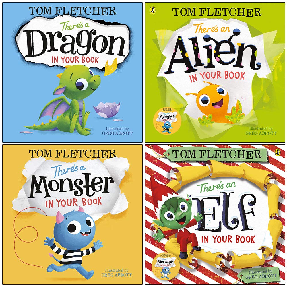 Buy Tom Fletcher Who's In Your Book Series 4 Books Collection Set ...