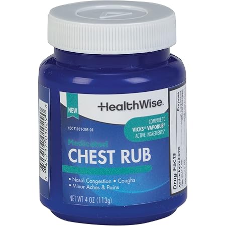 Amazon.com: Personal Care Vaporizing Chest Rub. Topical Analgesic ...