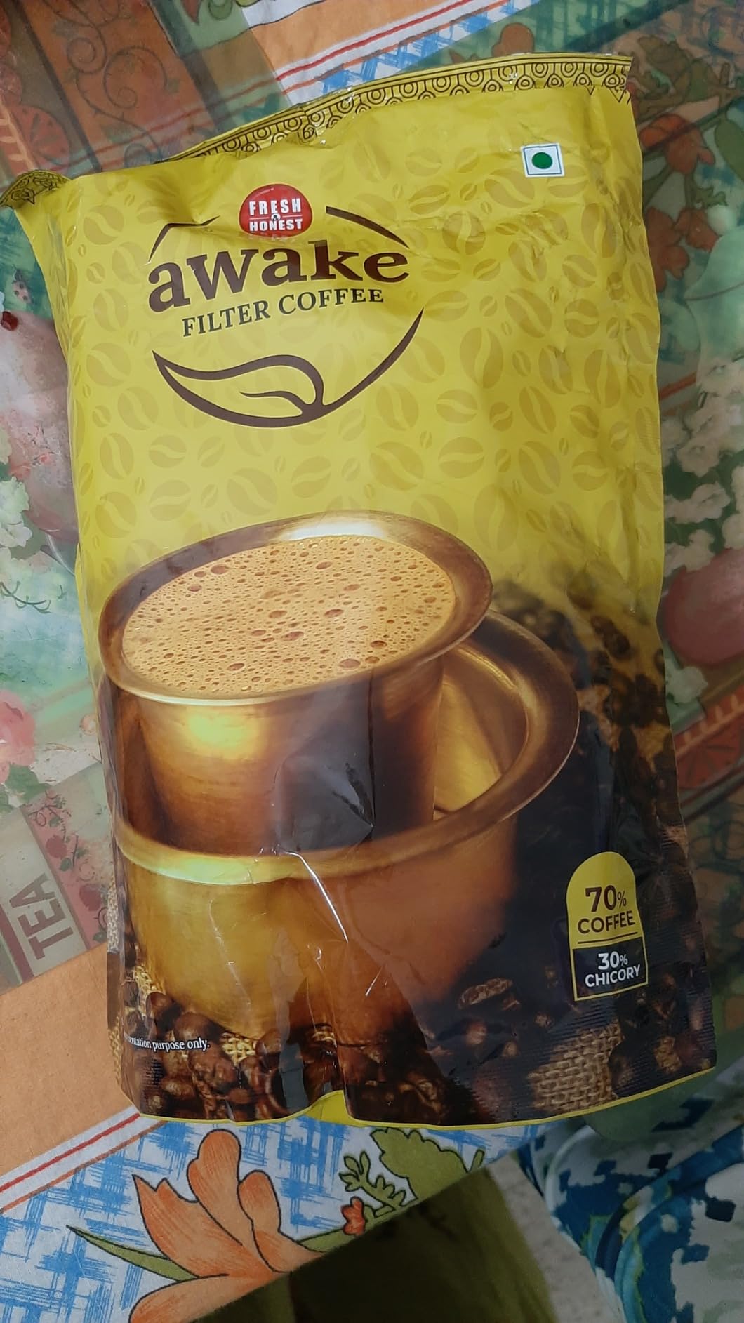 Fresh & Honest Awake Filter Coffee Powder 70: 30 Blend, 200G, Packet ...