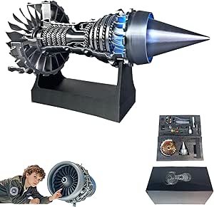 1/25 Simulation Aircraft Turbojet Engine Rotatable Model, Tr900 ...