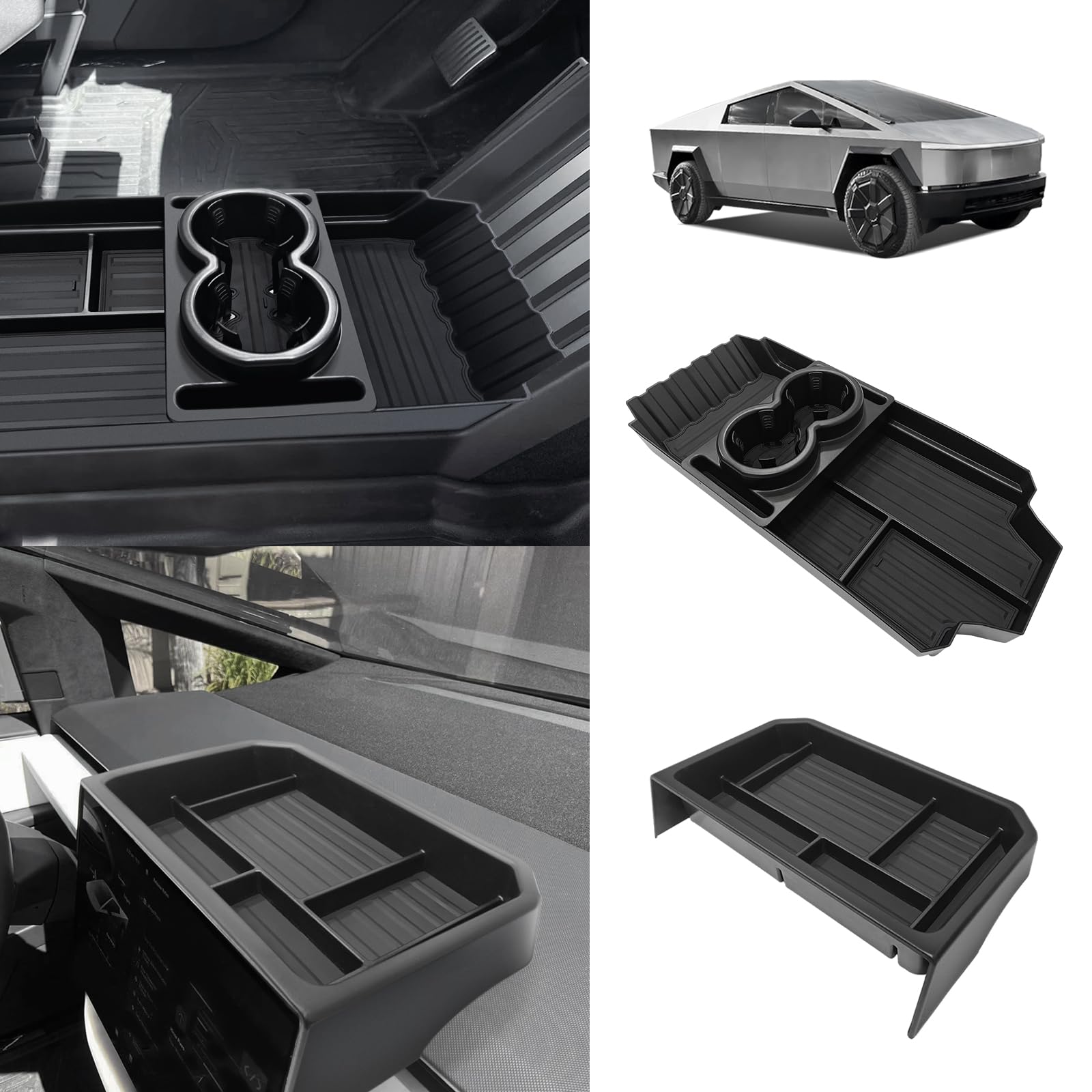 Snapklik.com : BestEvMod Floor Lower Console Organizer & Screen Back ...