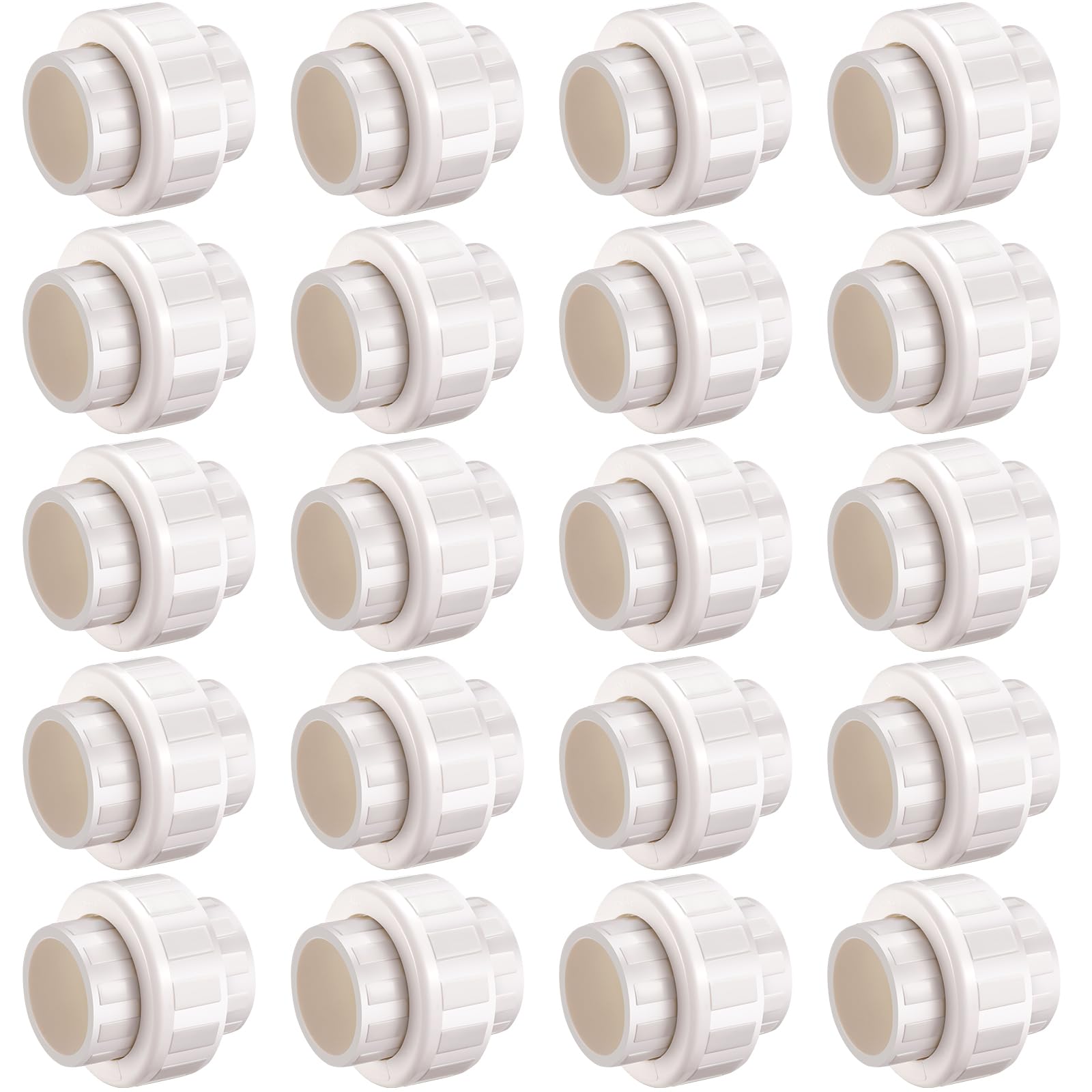 Amazon.com: PVC Union Coupling Pipe Fitting (Socket x Socket) 2 Inch ...