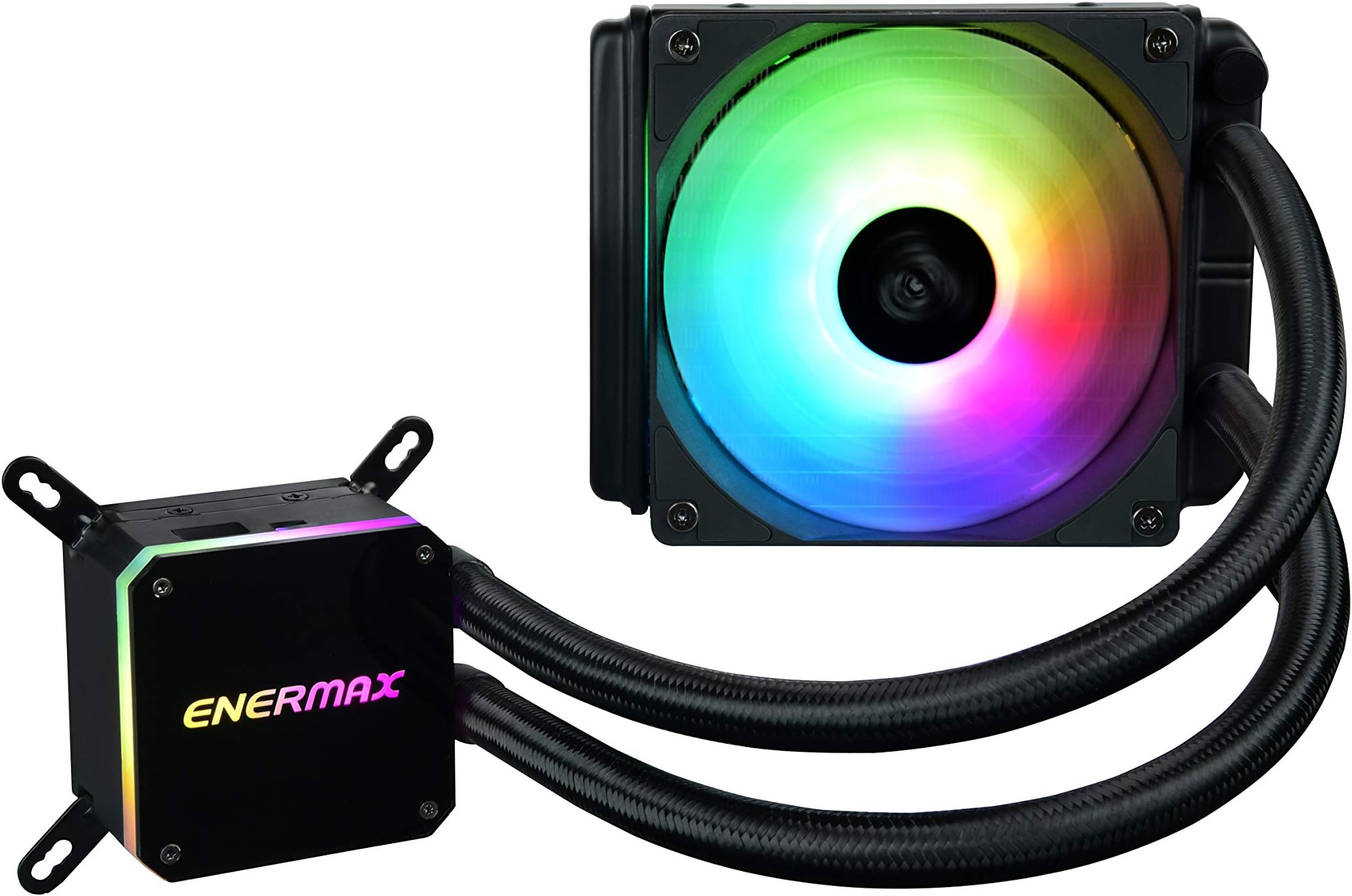 Enermax LIQMAX III ARGB 120 mm AIO CPU Water Cooling Dual Chamber for ...