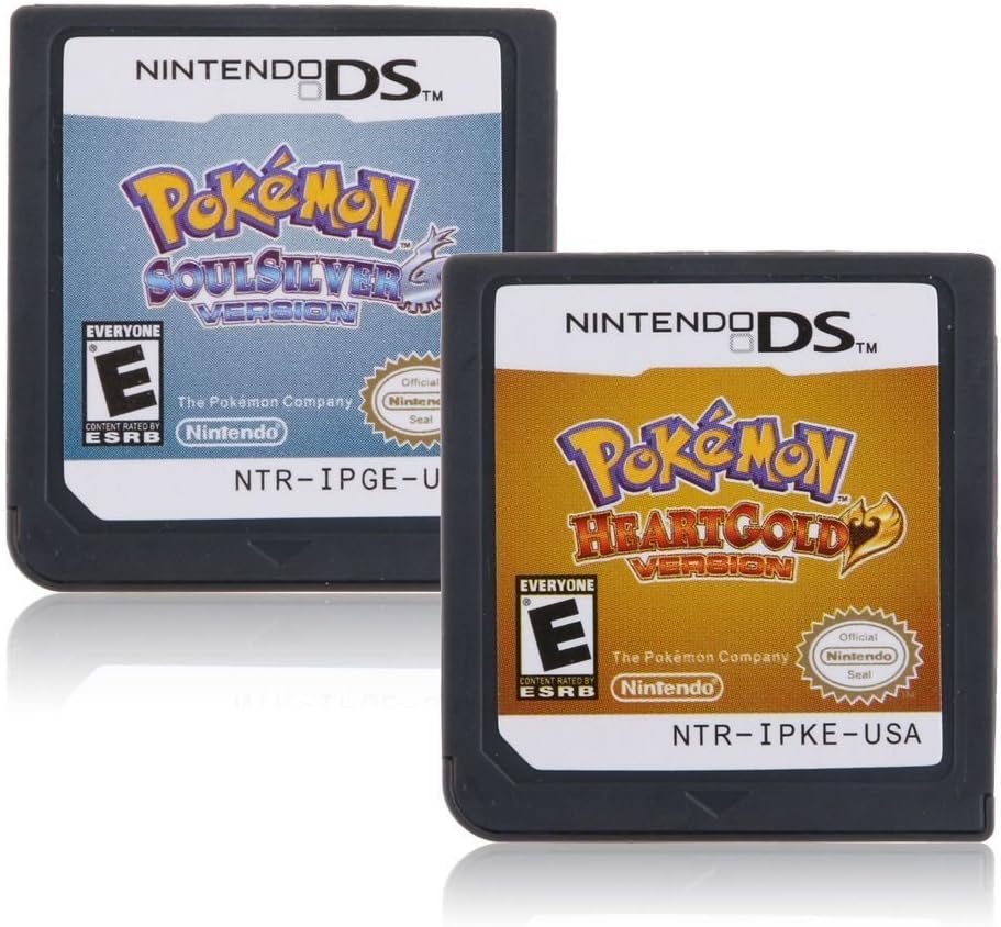 Amazon.com: Pokemon Game Card SoulSilver HeartGold Version for Nintendo ...