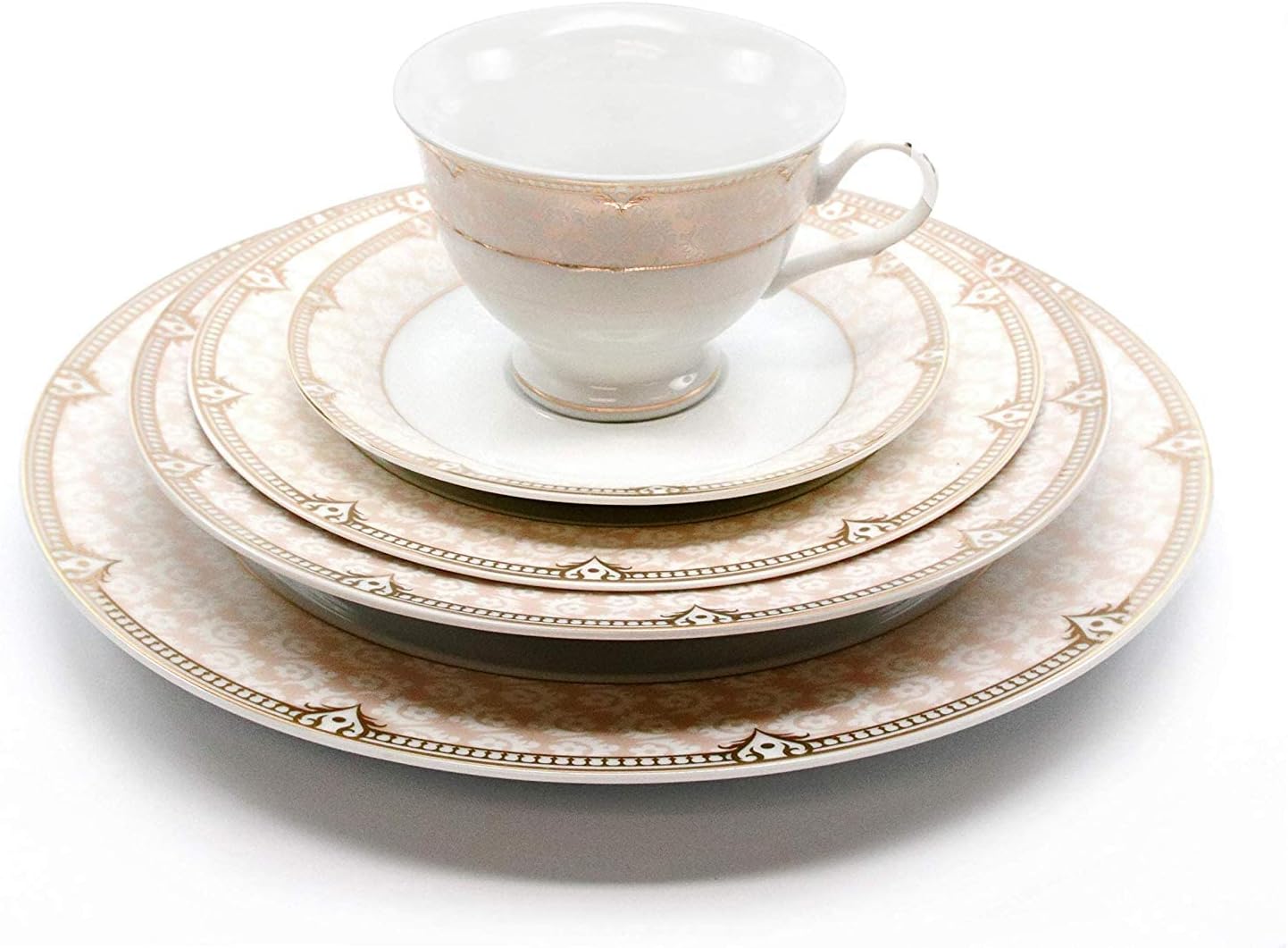 Amazon.com | Royalty Porcelain Vintage Antique 5-pc Place Setting ...