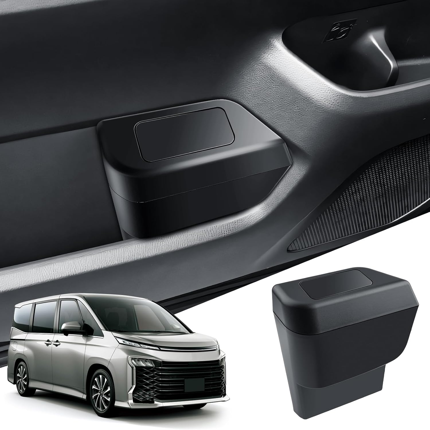 Amazon.co.jp: 【助手席側用】ECOZEN トヨタ ノア90系 ヴォクシー90系 専用 ドアサイド車用ゴミ箱 車収納 小物入れ ノア ヴォクシー 4代目 車ゴミ箱 倒れない 車の ...