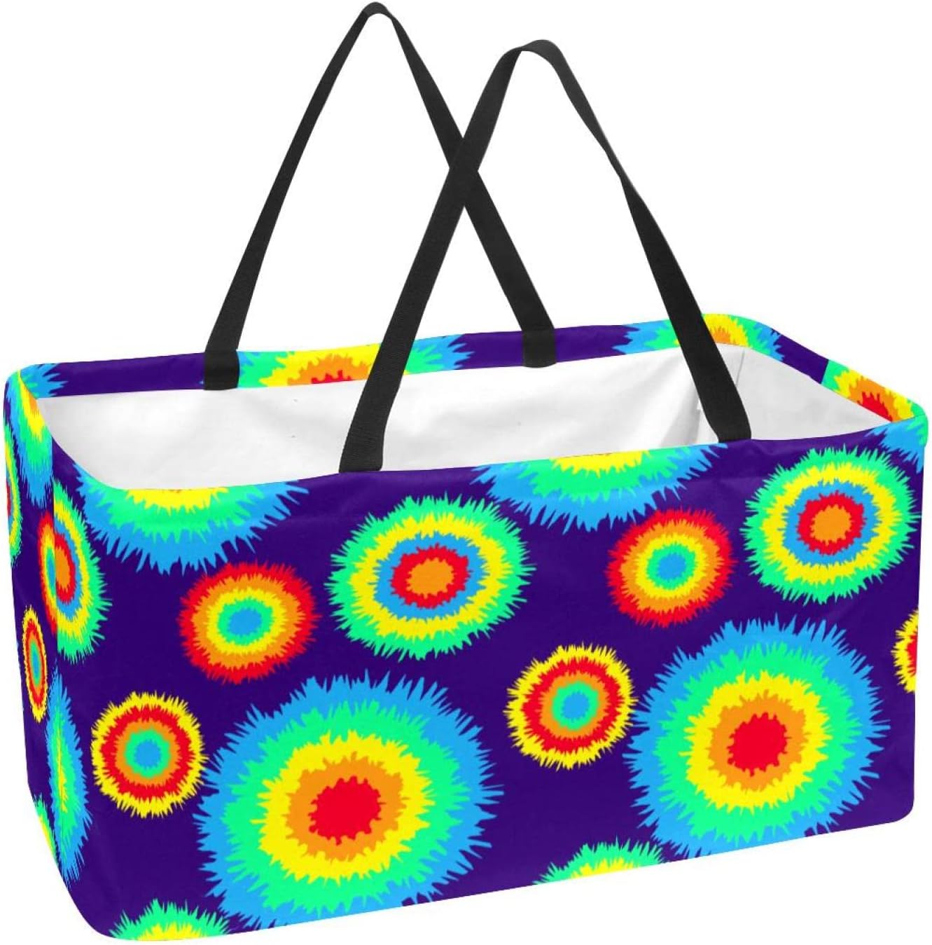 Amazon.com: Large Collapsible Utility Tote,Reusable Grocery Shopping ...