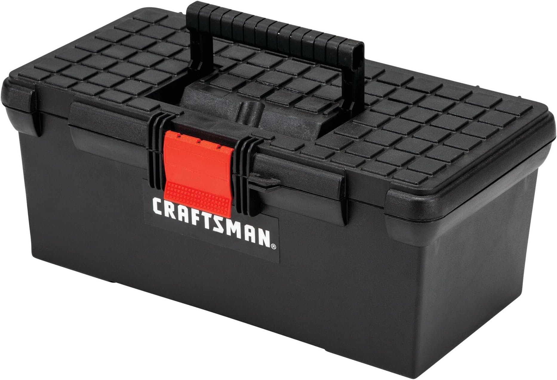 CRAFTSMAN 16-in. Tool Box, Black, Plastic, Lockable (CMST16005 ...
