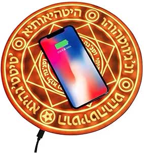 Amazon.com: Magical Girl Sound and Light Wireless Charger, For Cell ...