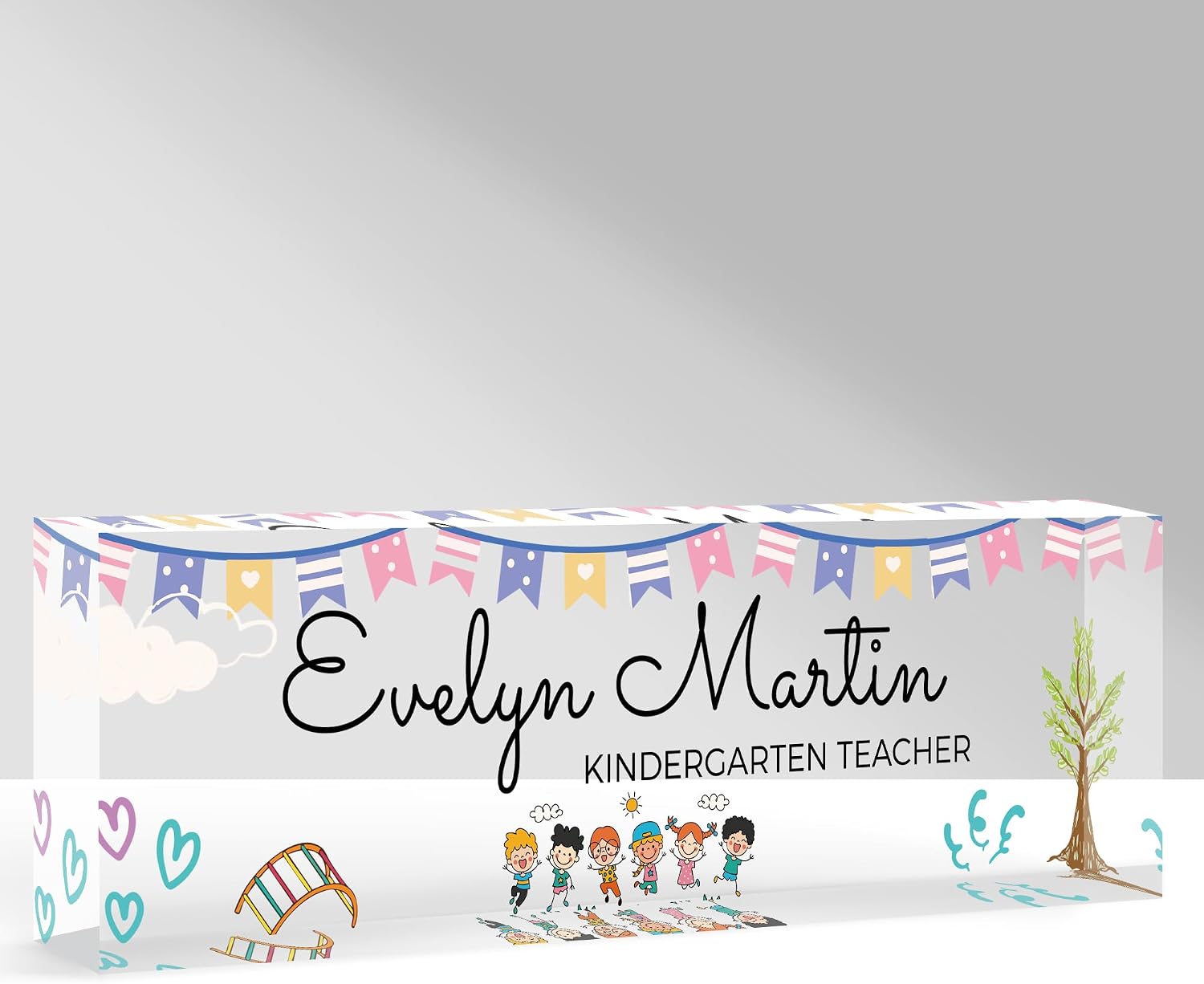 Amazon.com: GifXify Custom Name Plate for Desk, Personalized Acrylic ...