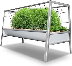 Amazon.com : DEFNES 92 Gallon Hay Rack, 2-in-1 Hay Feeder Goat, 61 ...