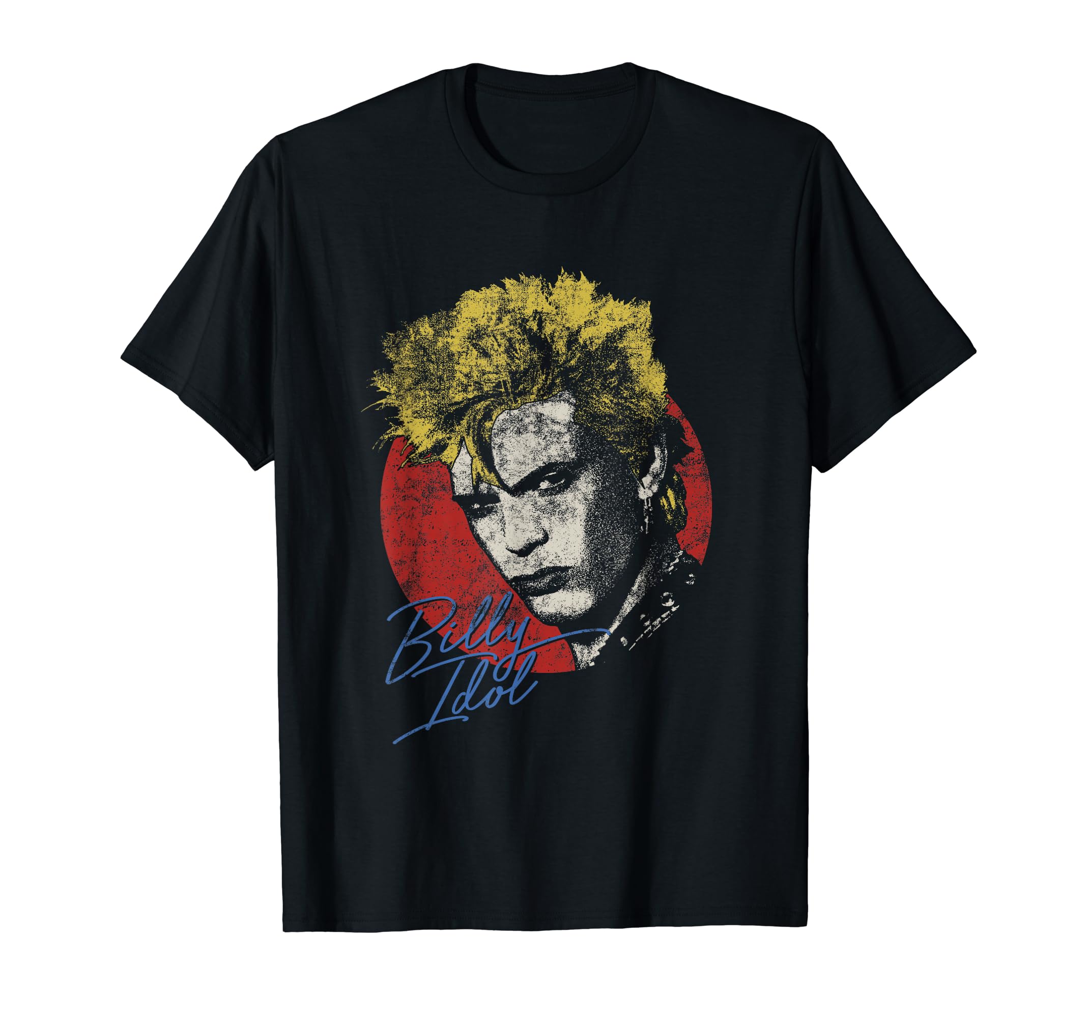 Amazon.com: Billy Idol - Vintage Portrait T-Shirt : Clothing, Shoes ...