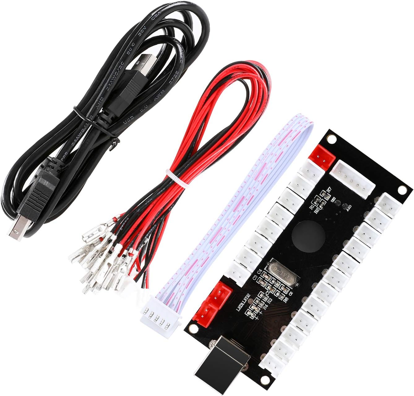 Hikig Zero Delay USB Encoder PC to Joystick, Arcade Buttons for MAME, Raspberry Pi, Arcade Game ...