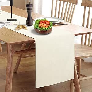 Amazon.com: Rinpon Wipeable Table Runner, Thick Farmhouse Dresser ...