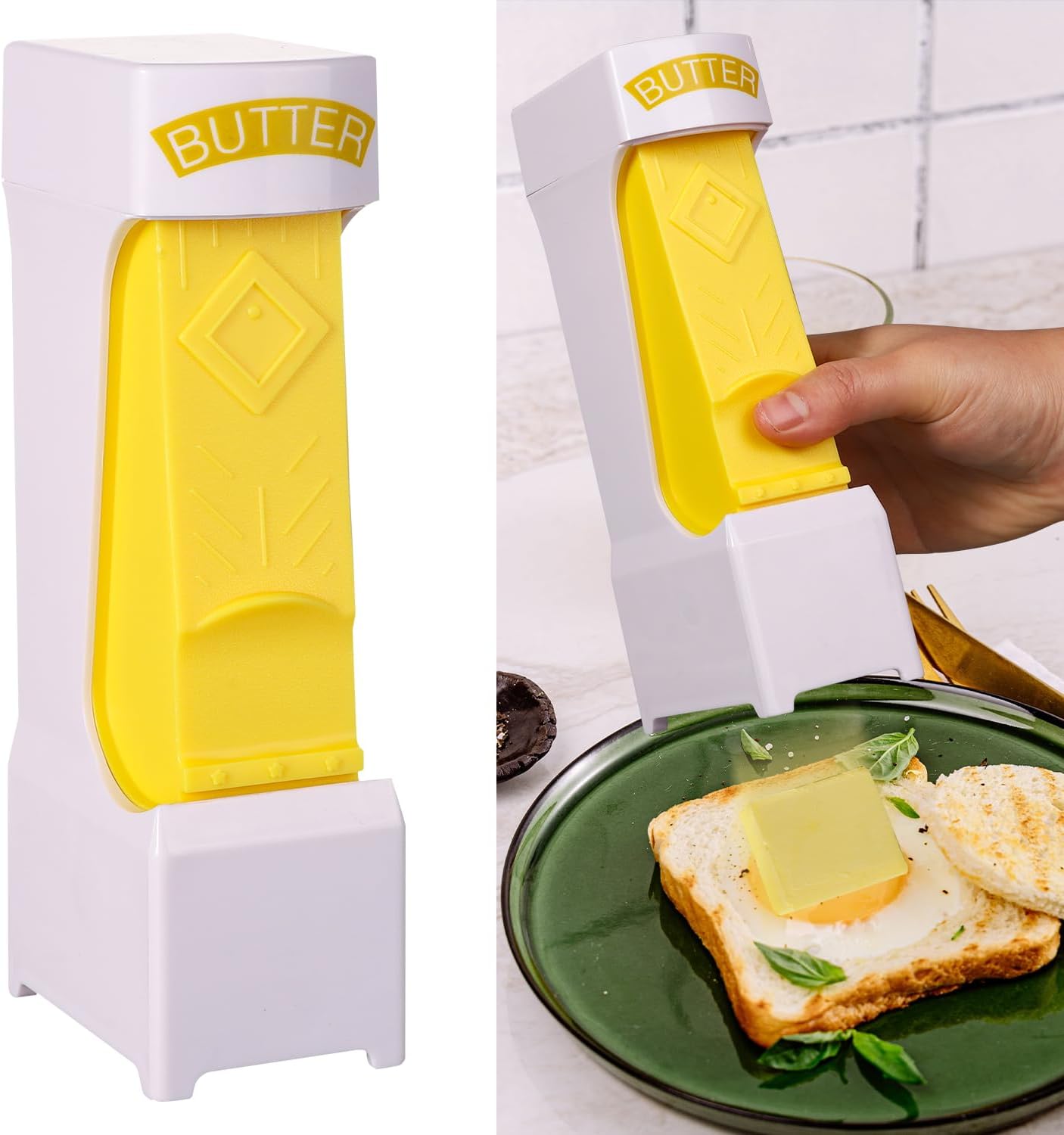 Amazon.com: Butter Cutter Slicer, Pressing Style Butter Slicer Click ...