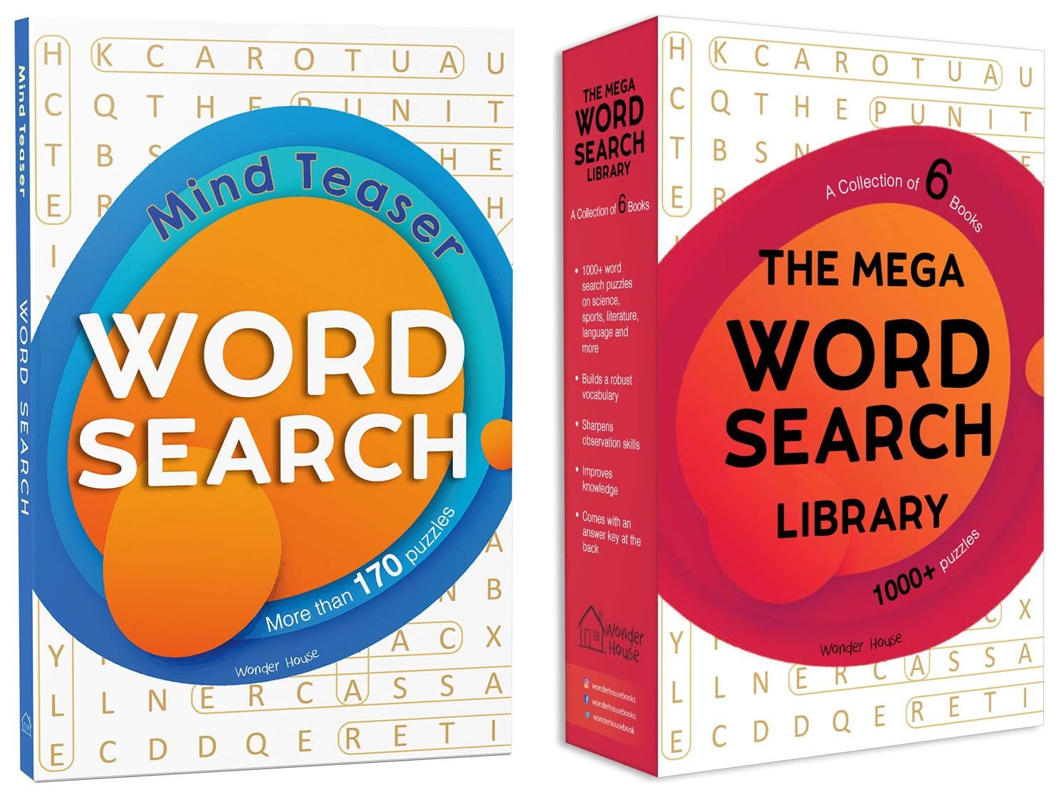The Mega Word Search Library: Gift Boxset For Kids (A Collection of 6 ...