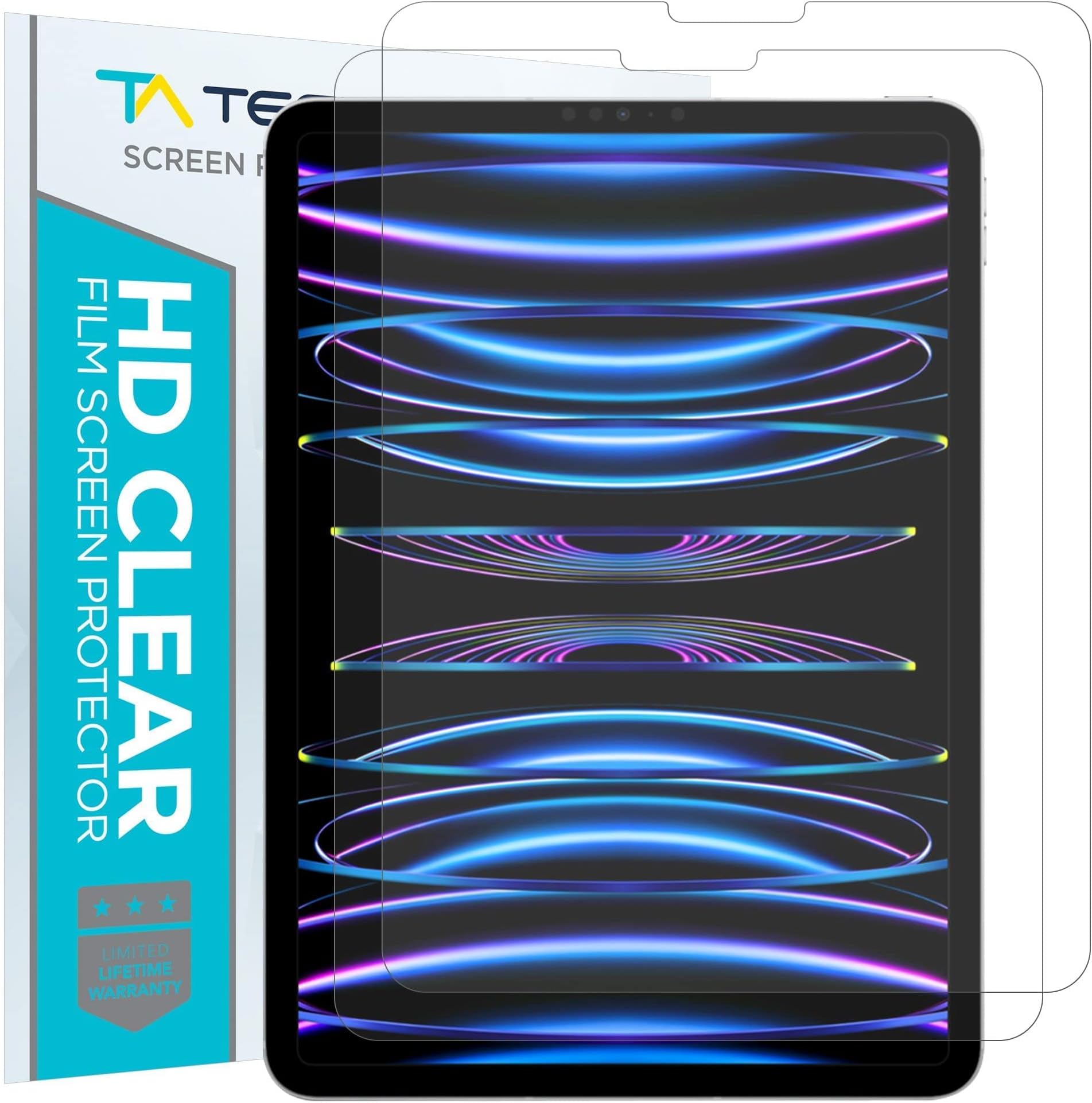 Amazon.com: Tech Armor Anti-Glare/Anti-Fingerprint Plastic Film Screen ...