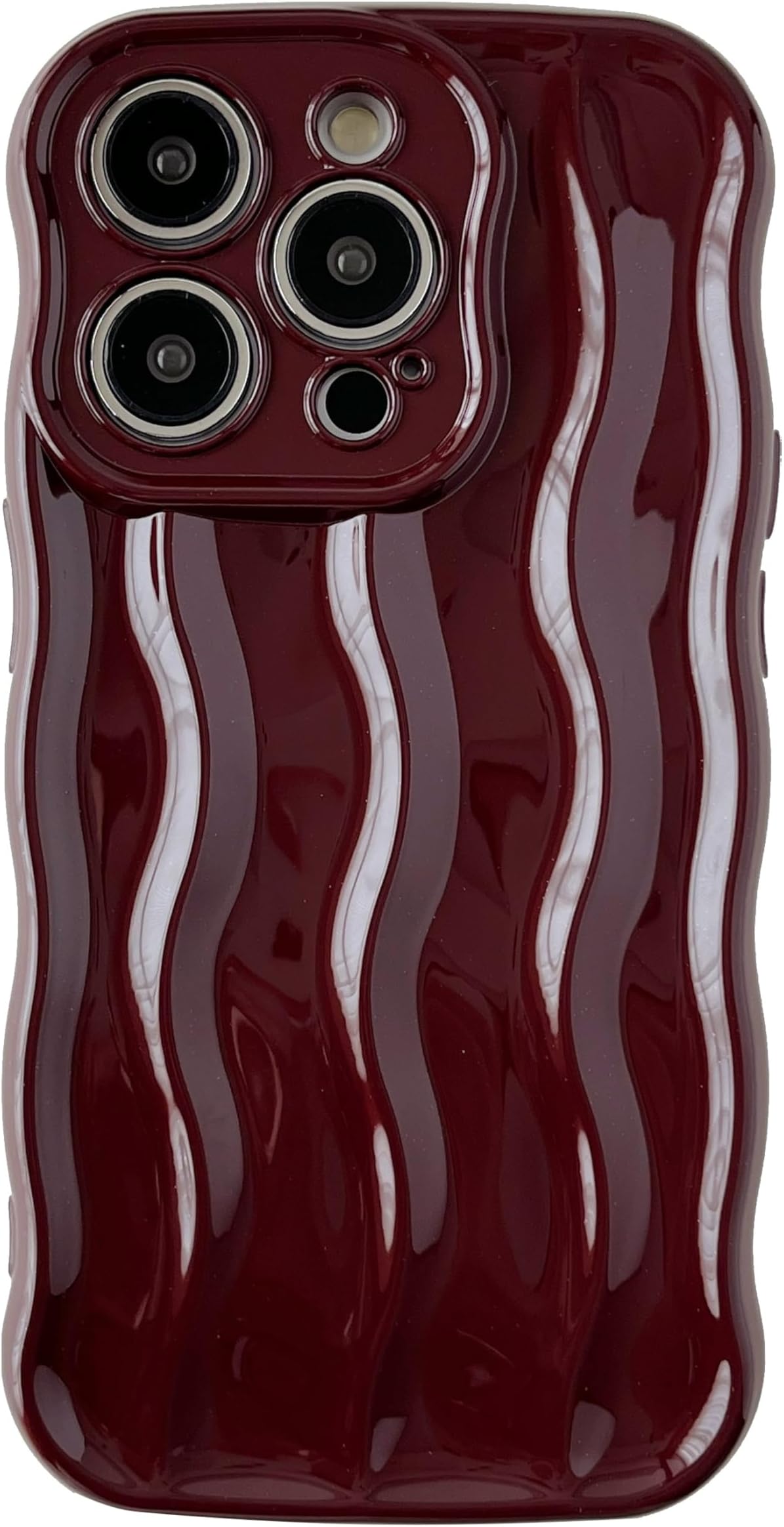 Amazon.com: Caseative for iPhone 14 Pro Case,Water Ripple Pattern Curly ...