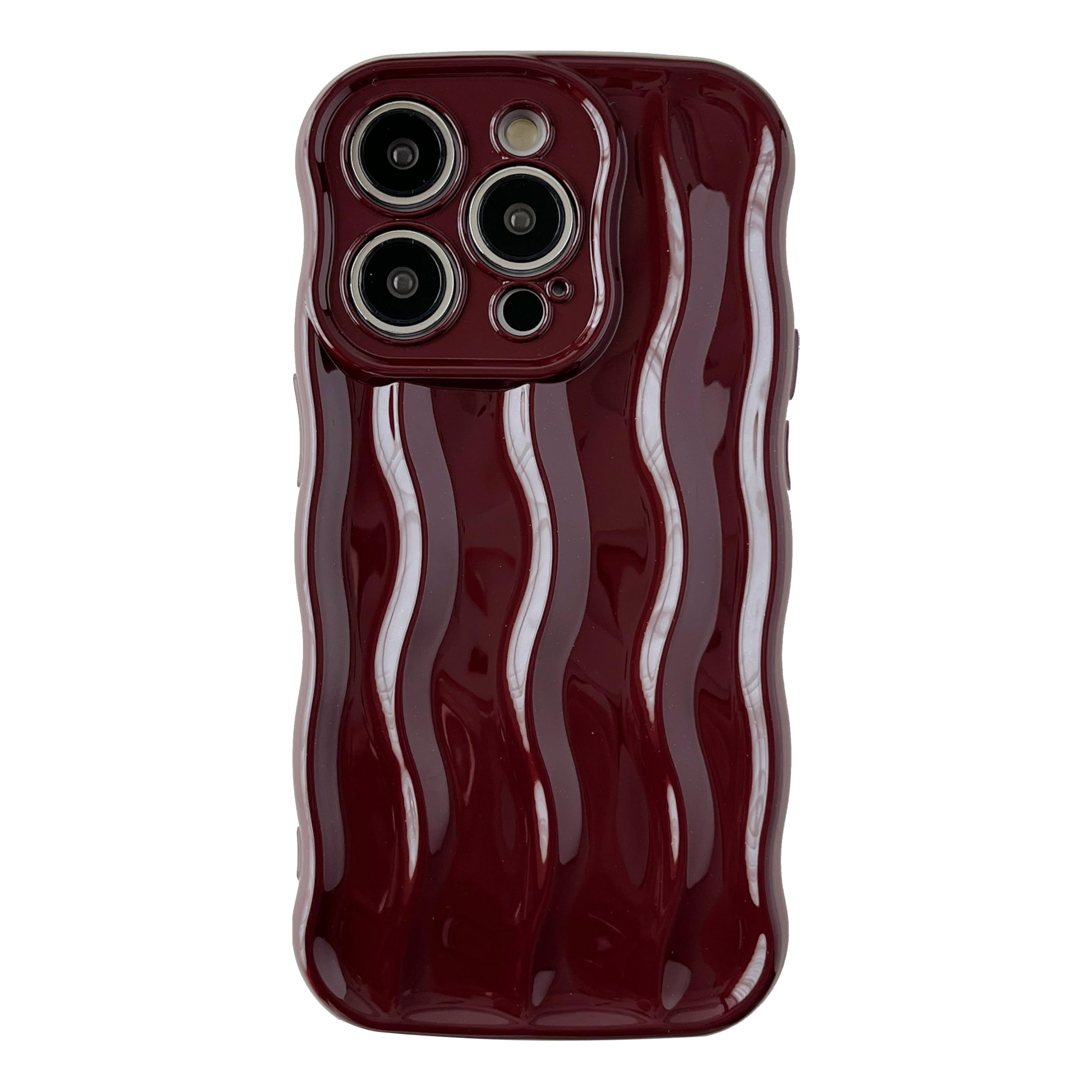 Amazon.com: Caseative for iPhone 14 Pro Case,Water Ripple Pattern Curly ...