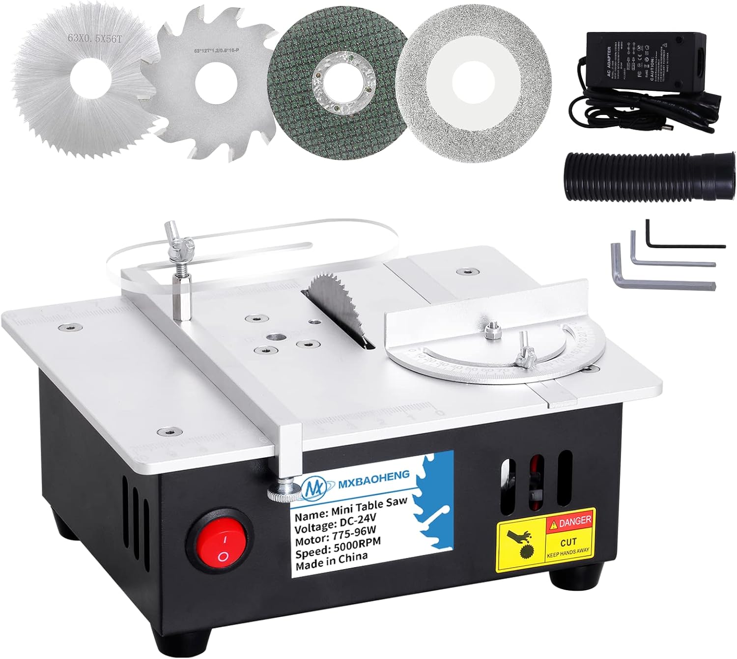 MXBAOHENG Mini Table Saw S3 Portable Precision Table Saws for Crafts ...