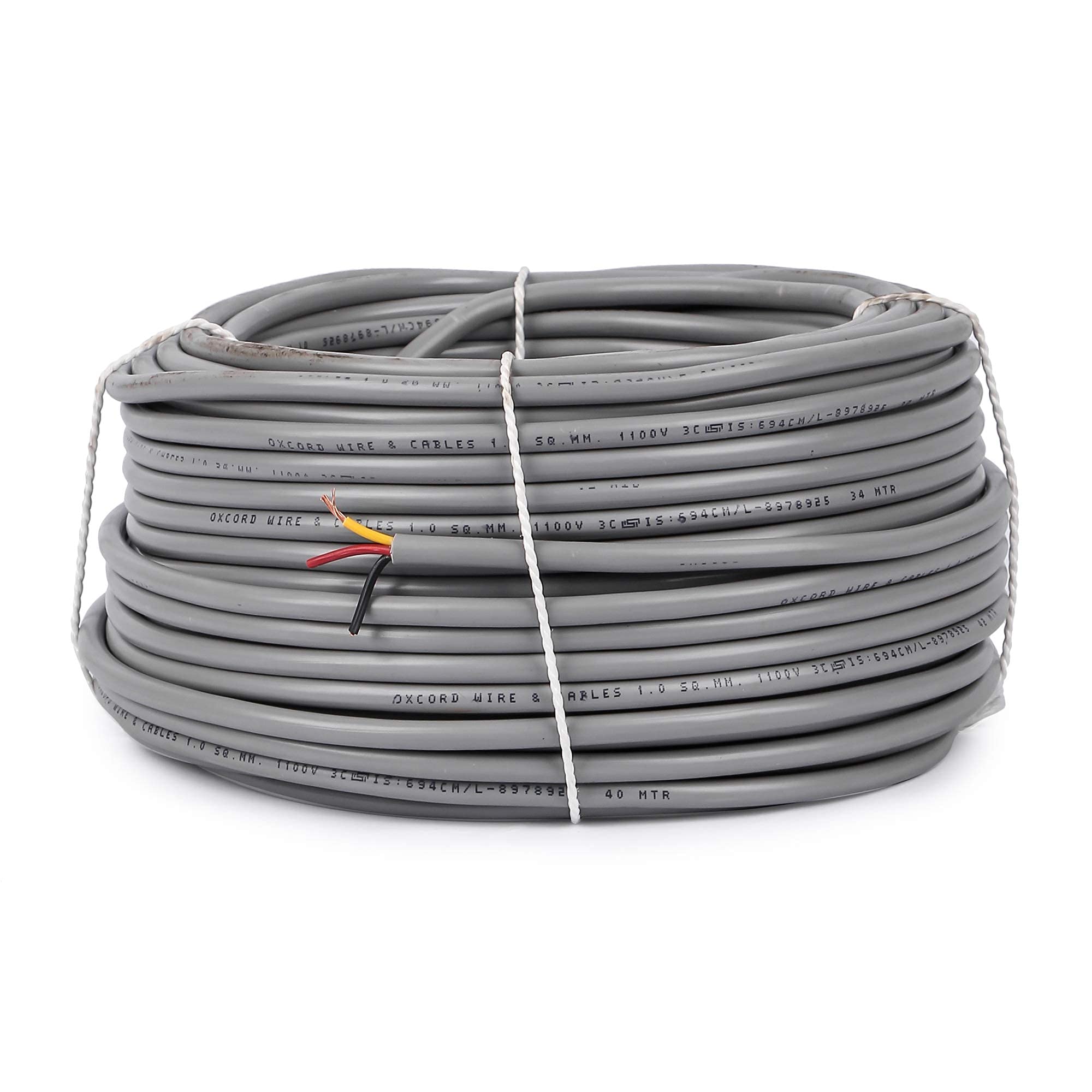 Buy OXCORD 3 core round copper wires and cables 1mm for domestic and ...