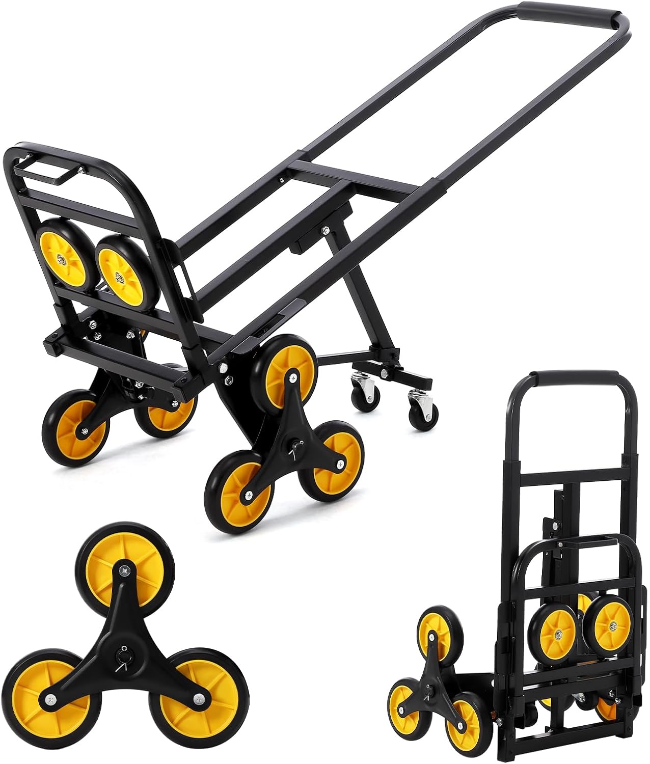 Climber Hand Truck Dolly, Stair Climbing Cart Folding Grocery Cart ...