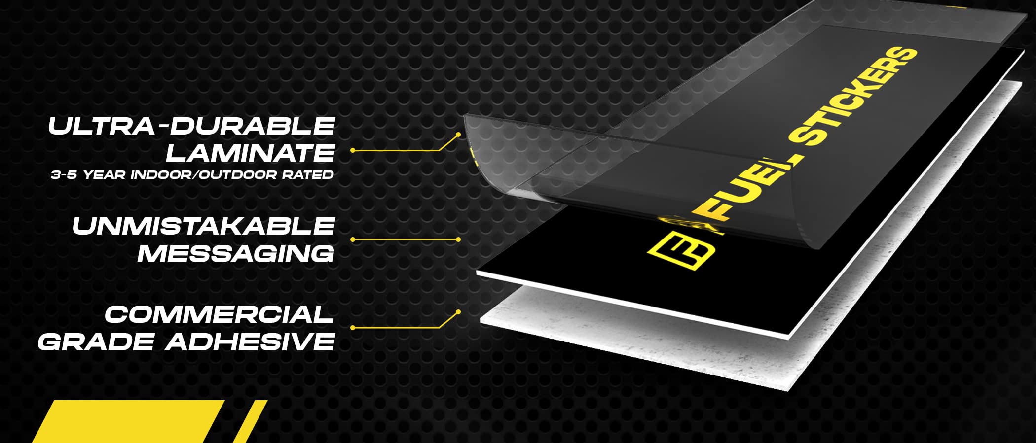 Buy Diesel Only, Fuel Stickers, 6 inch x 2 inch (3-Pack) - Weather ...