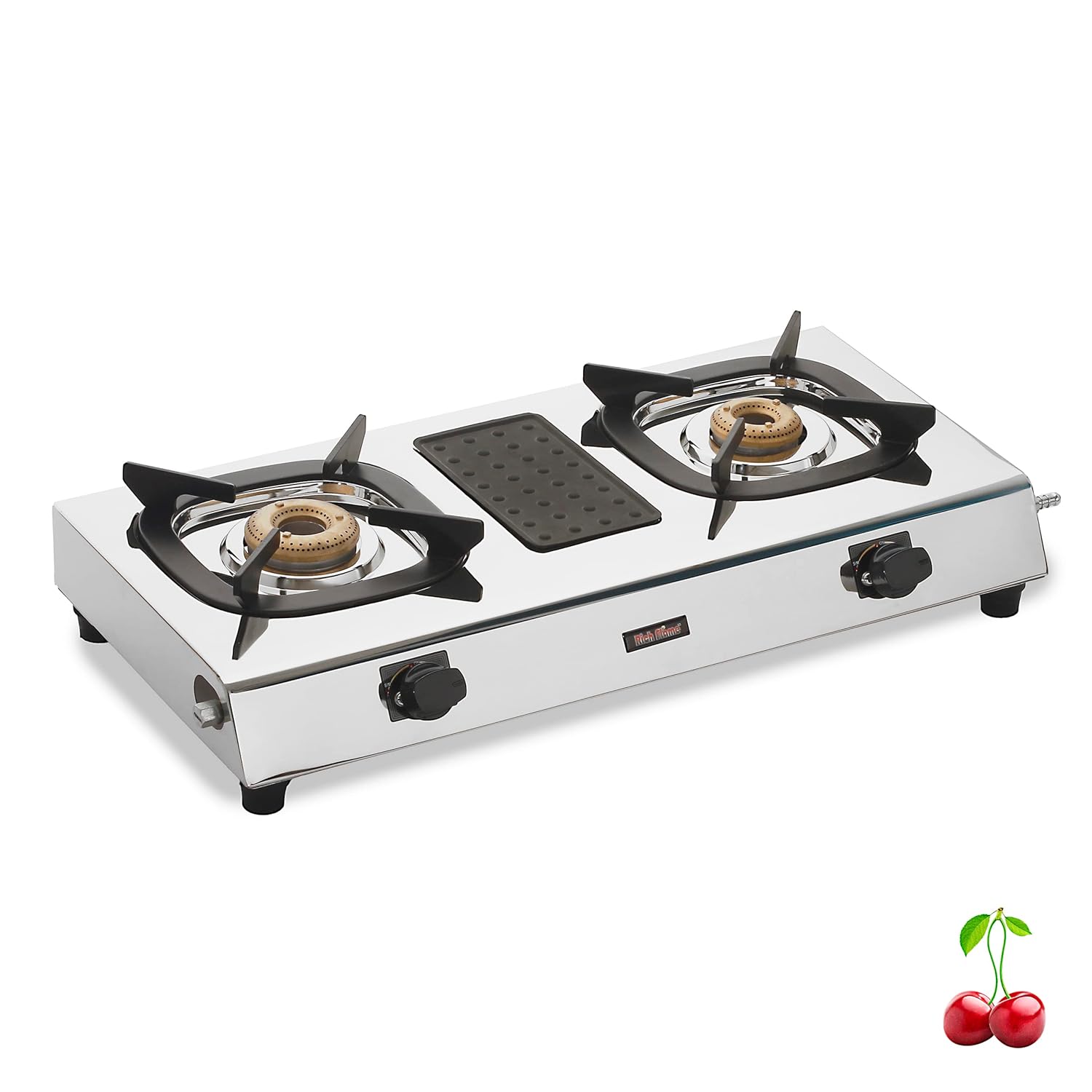 RICH FLAME Gas Stove 2 Burners | 2 Years Warranty, ISI Certified | Gas ...