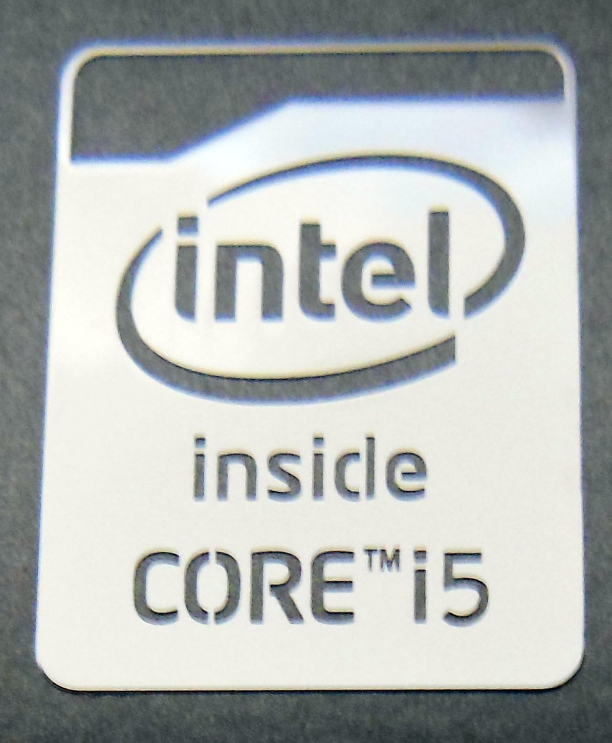Amazon.com: VATH Metal Sticker Compatible with Intel Core i5 Inside ...