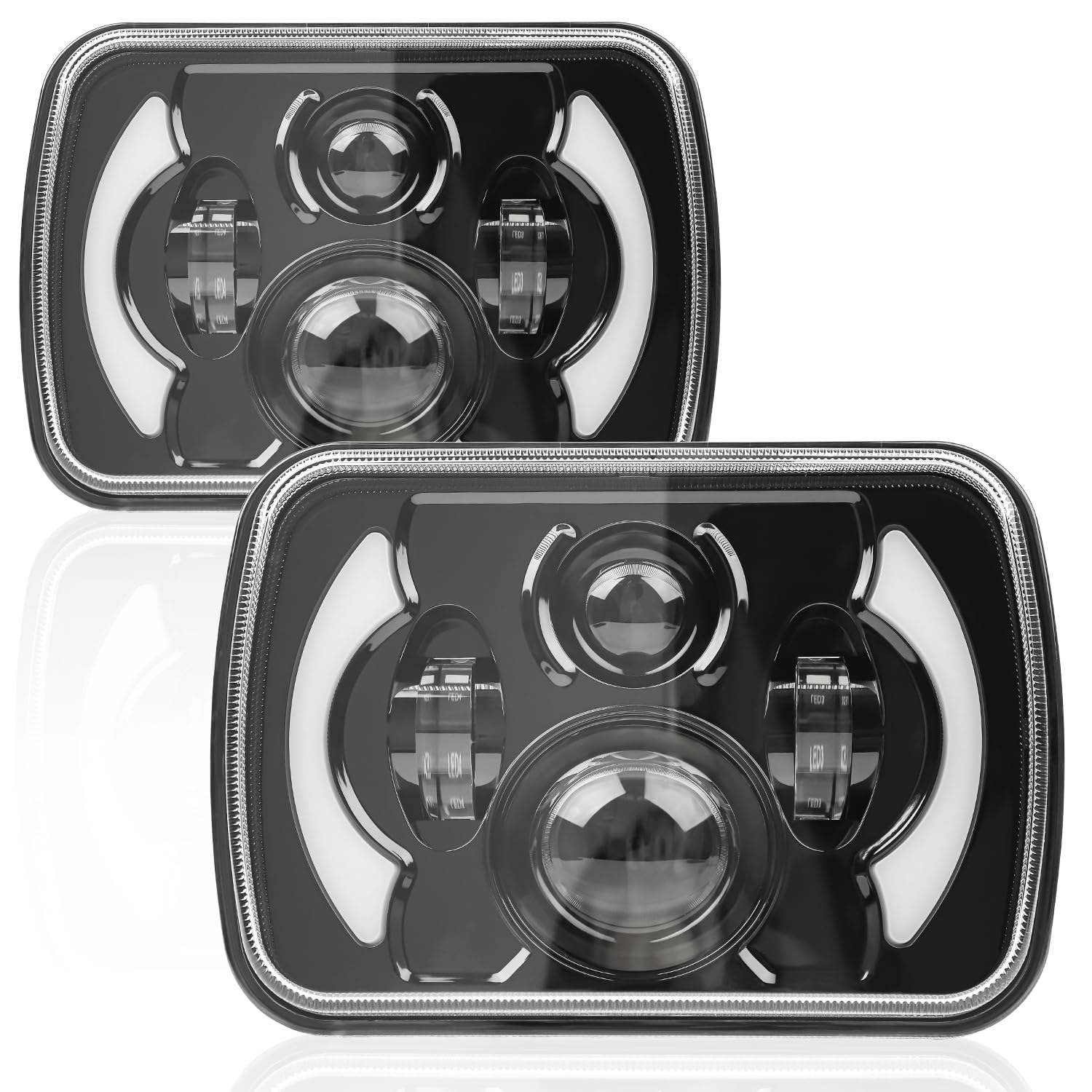 Snapklik.com : H6054 LED Headlights, 5x7 7x6 Led Headlights 6054 H5054 ...