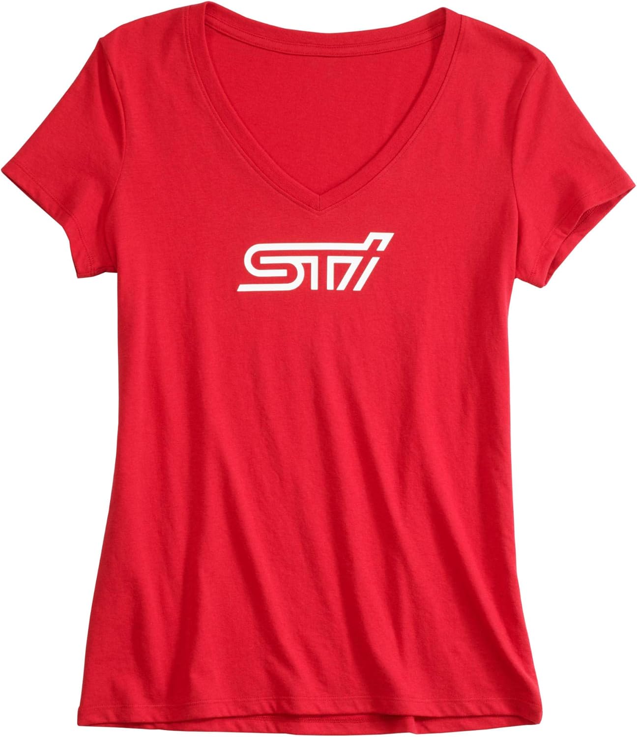 Amazon.com: Subaru Official Ladies STI V-Neck ECO Tee T Shirt Forester ...