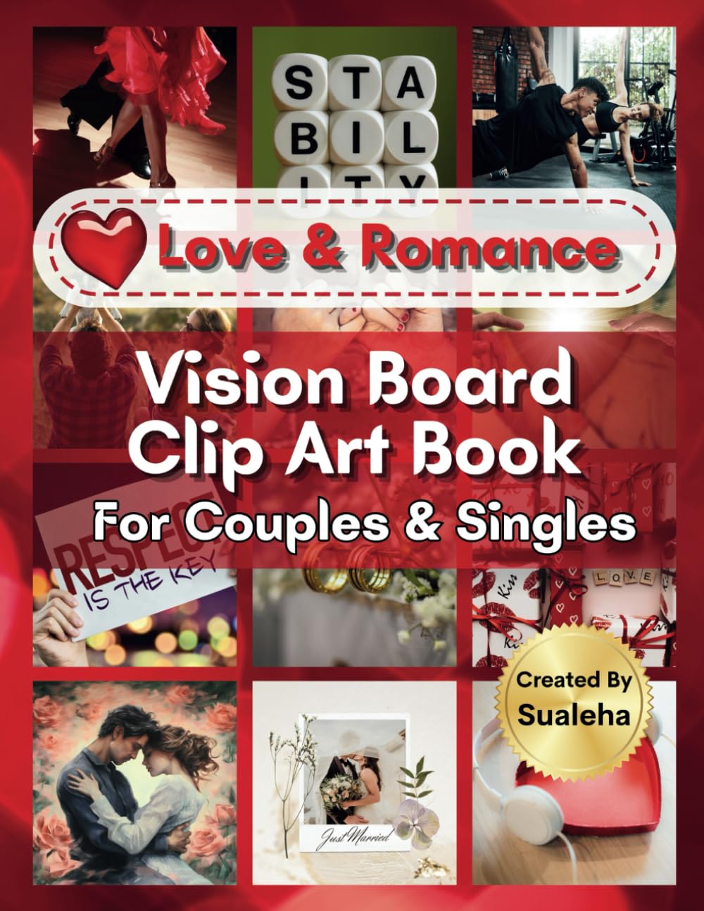 Love & Romance Vision Board Clip Art Book For Couples & Singles: A ...