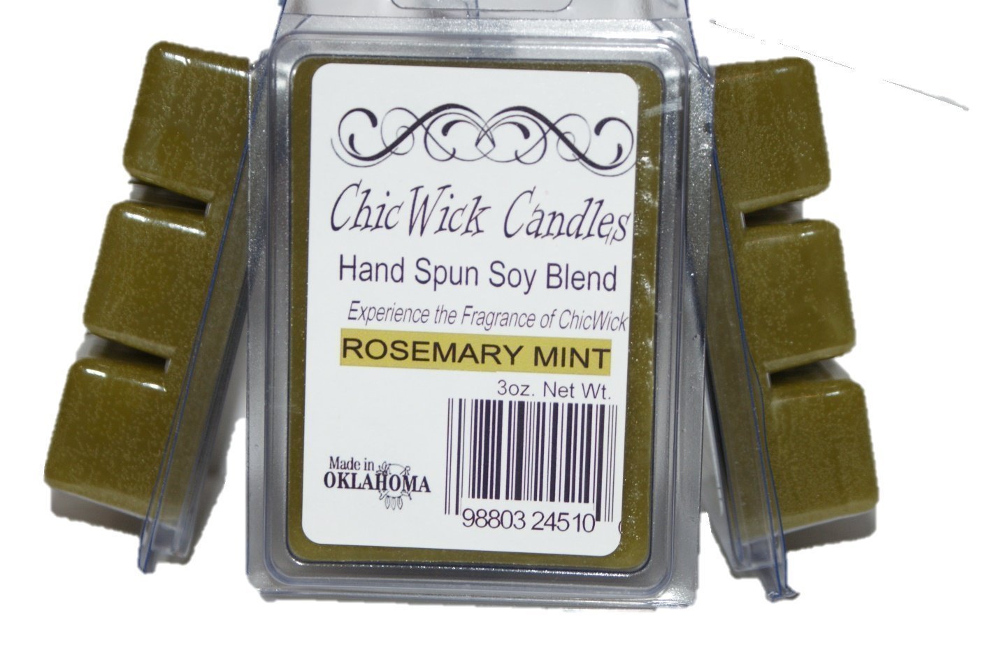Amazon.com: ChicWick Candles 3Pack Rosemary Mint Soy Blend Wax Melts ...