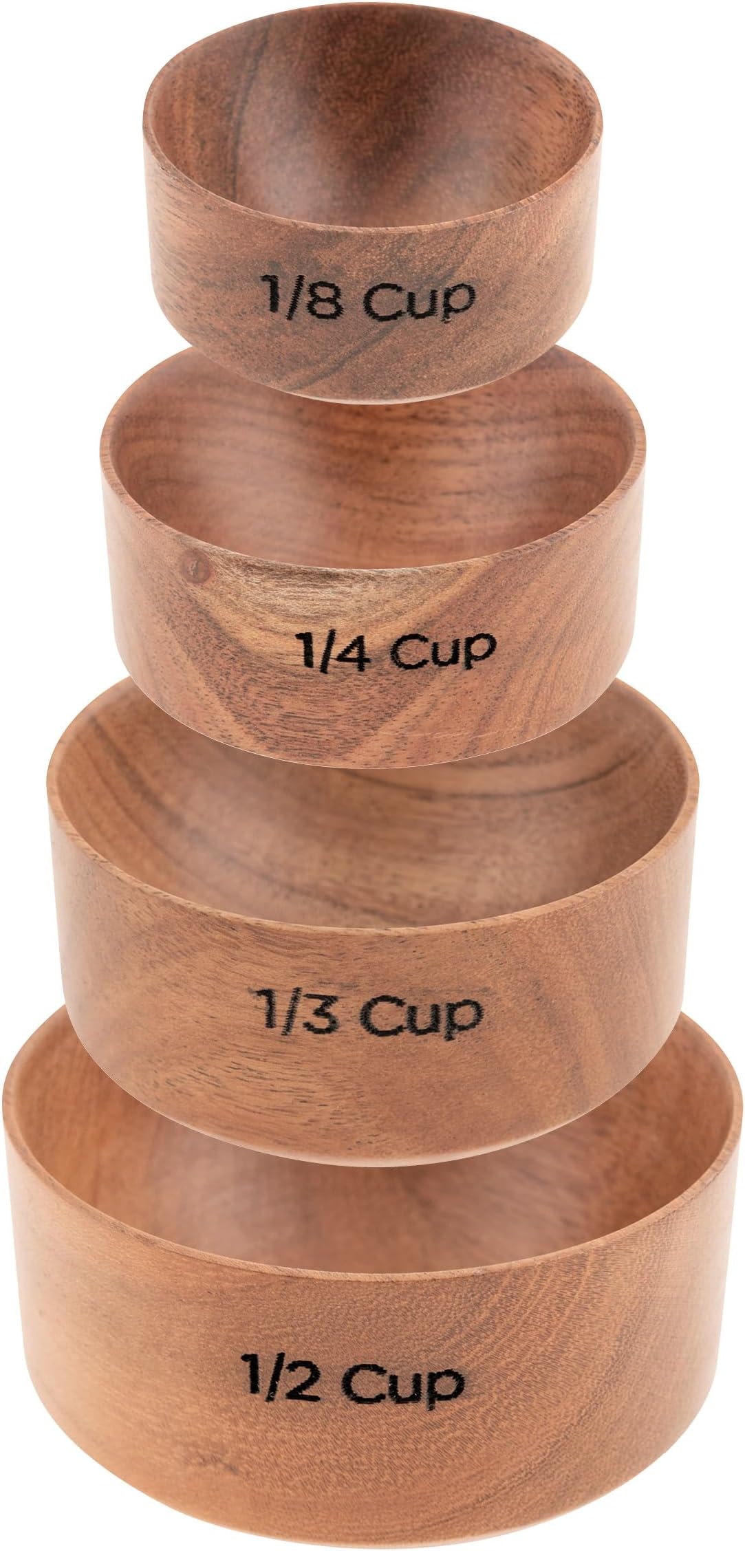 Amazon.com: Covie Wooden Measuring Cups and Spoons Set - Cute Measuring ...
