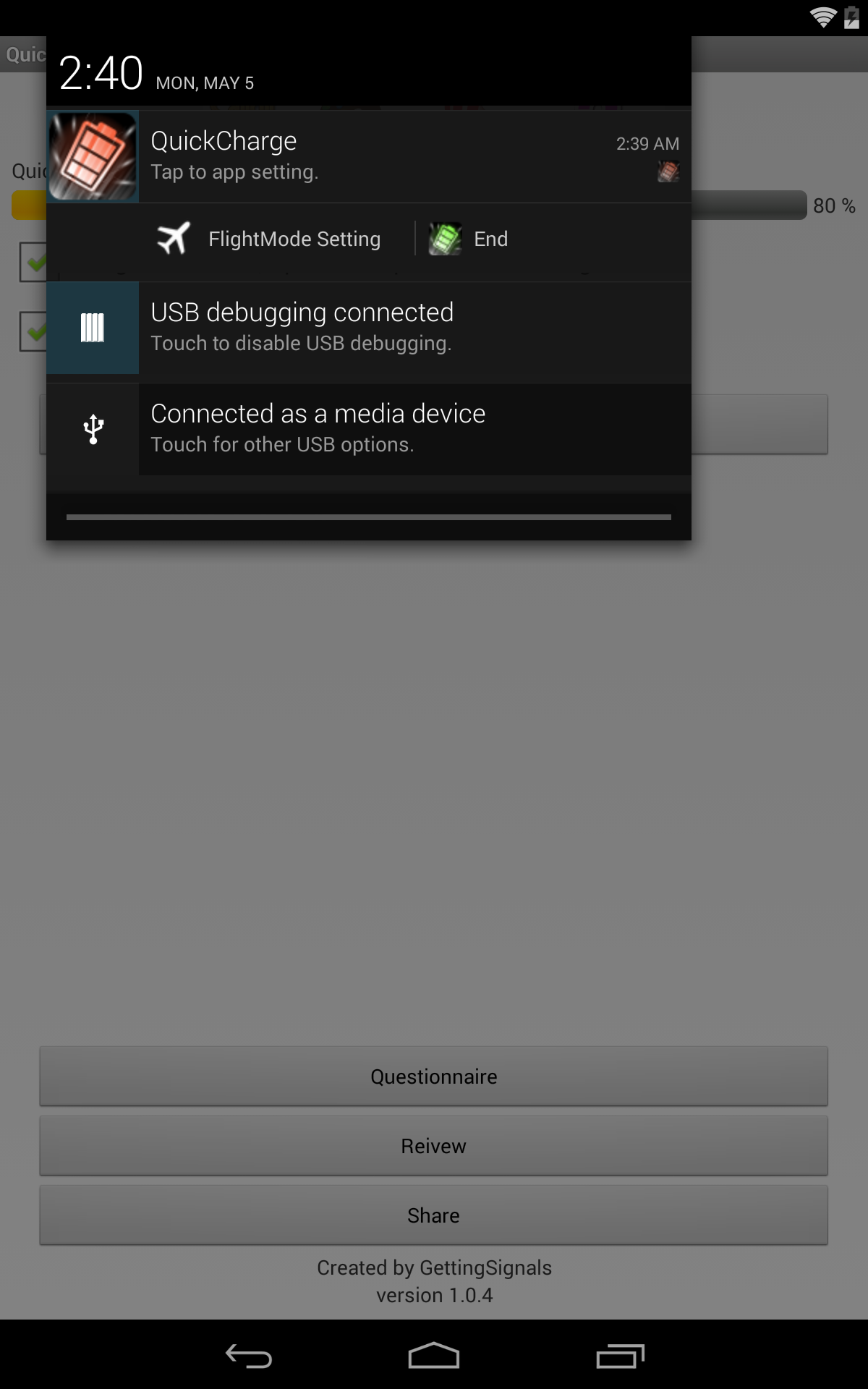 QuickCharge - App on Amazon Appstore