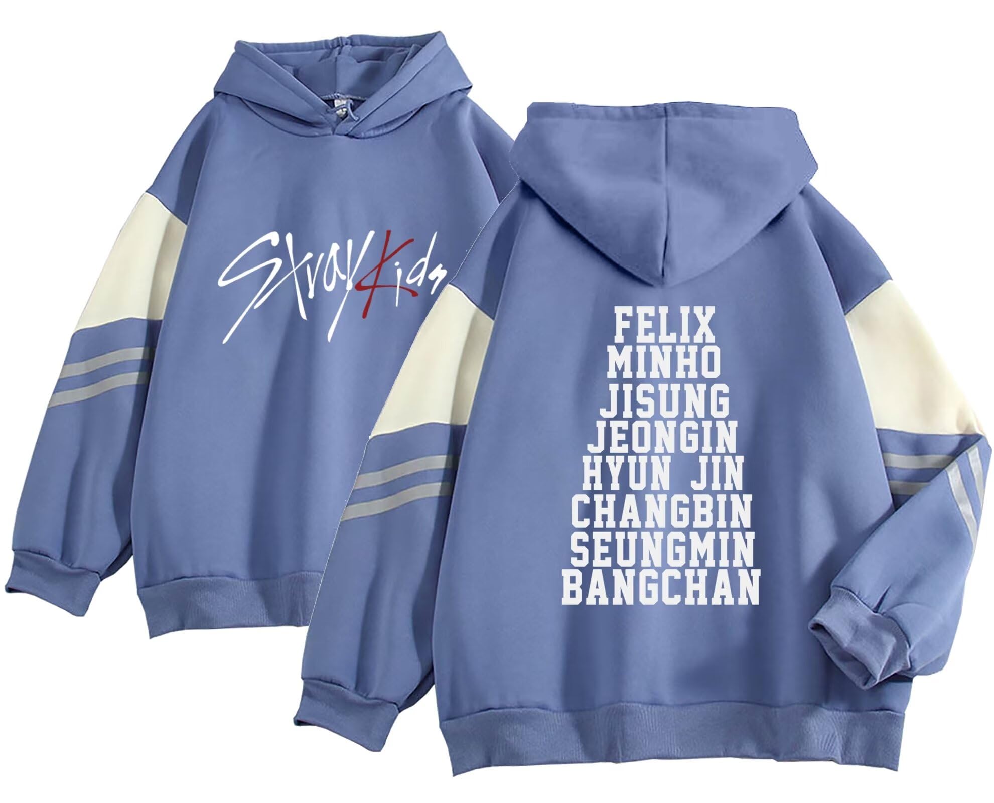 Skz Hoodie Pullover Felix Hyujin Jisung Woojin Sweatshirt For Skz ...