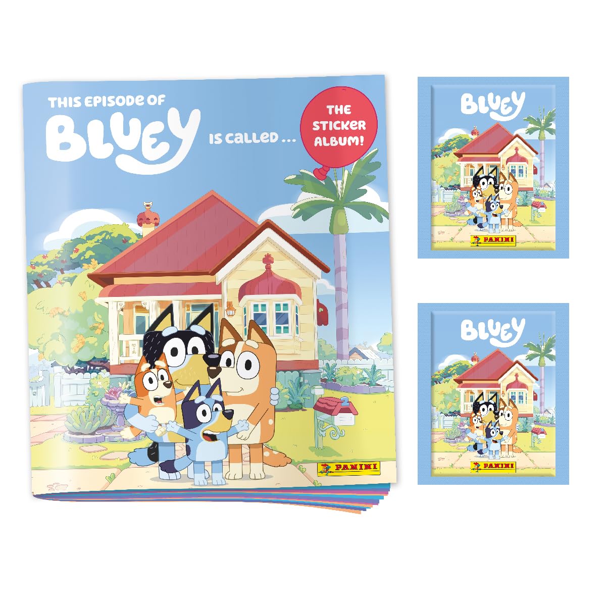 Multiset Album + 4 sobres de estampas Bluey : Editorial Panini: Amazon ...