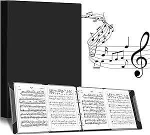 Classeur à partitions 4 côtés - Pliable - Format A4 - Avec 52 pochettes ...