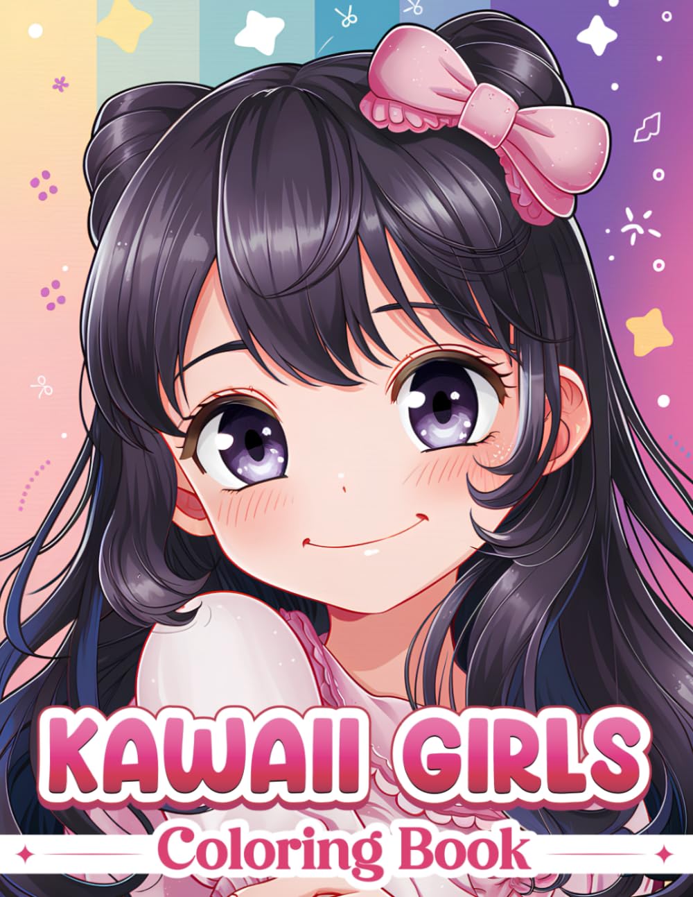 Amazon.com: Kawaii Girls Coloring Book: Kawaii Coloring Book, Fun ...