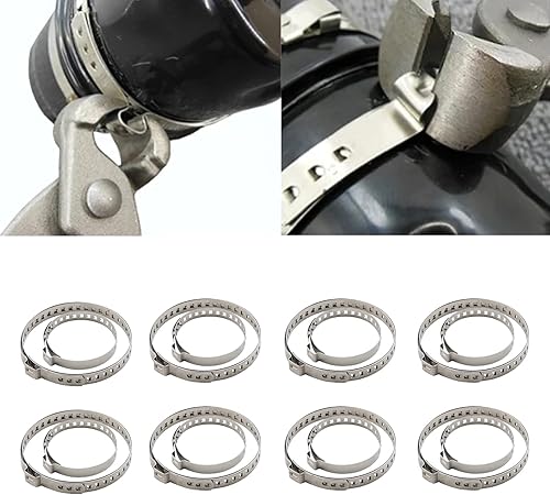 16 Stück Universal Achsmanschette Schellen, Edelstahl Klemmschelle ...