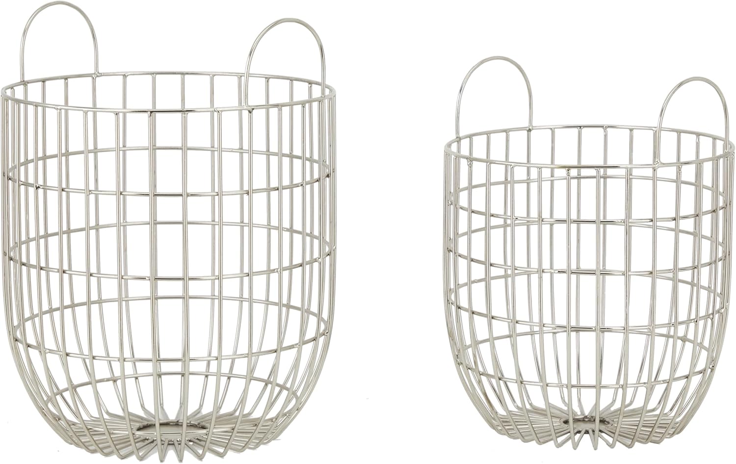 Amazon.com: Deco 79 Metal Decorative and Functional Storage Basket Open ...