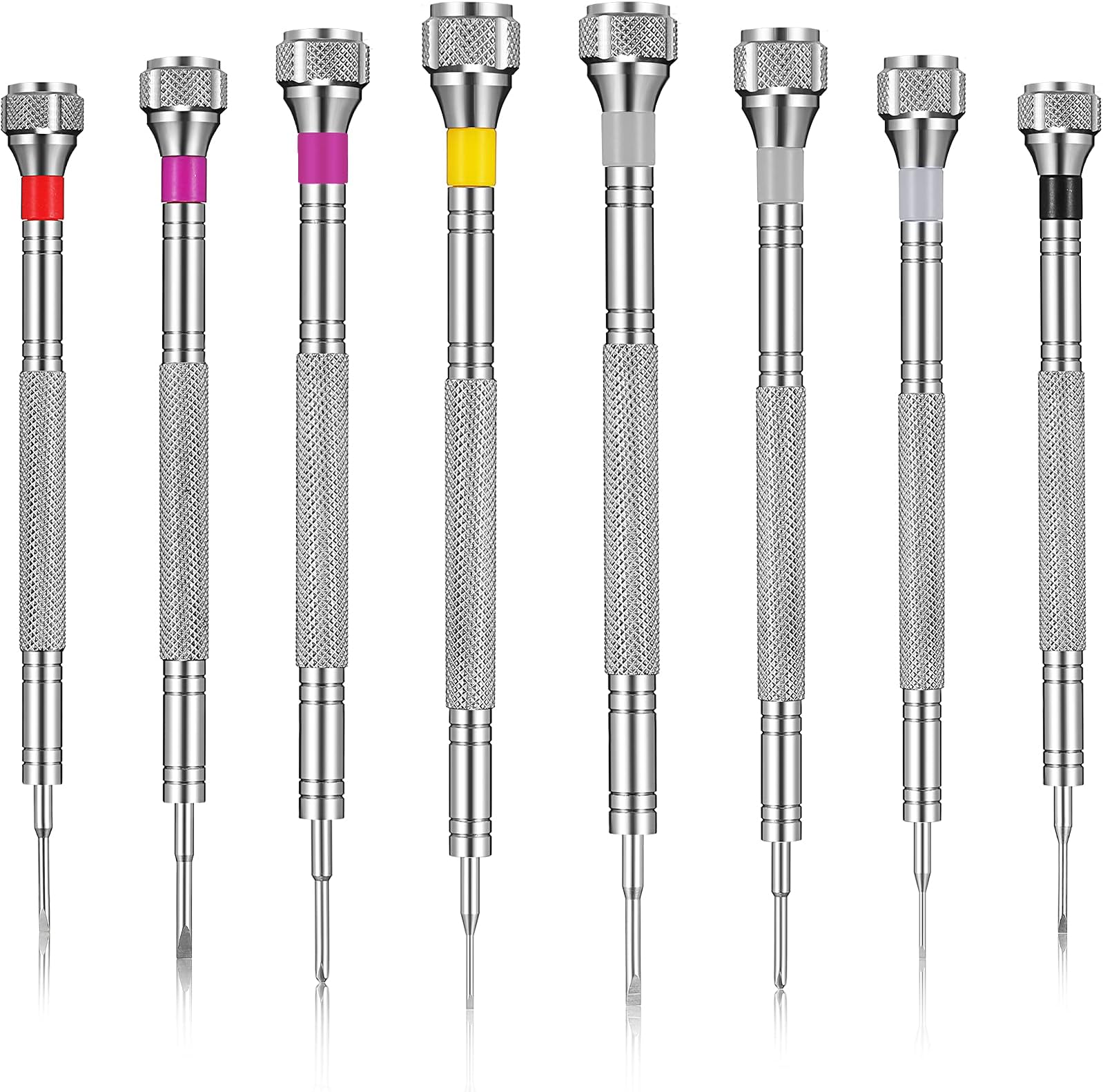 Amazon.com: New 9 pcs Precision Watch Flat Blade Slotted Screwdriver ...