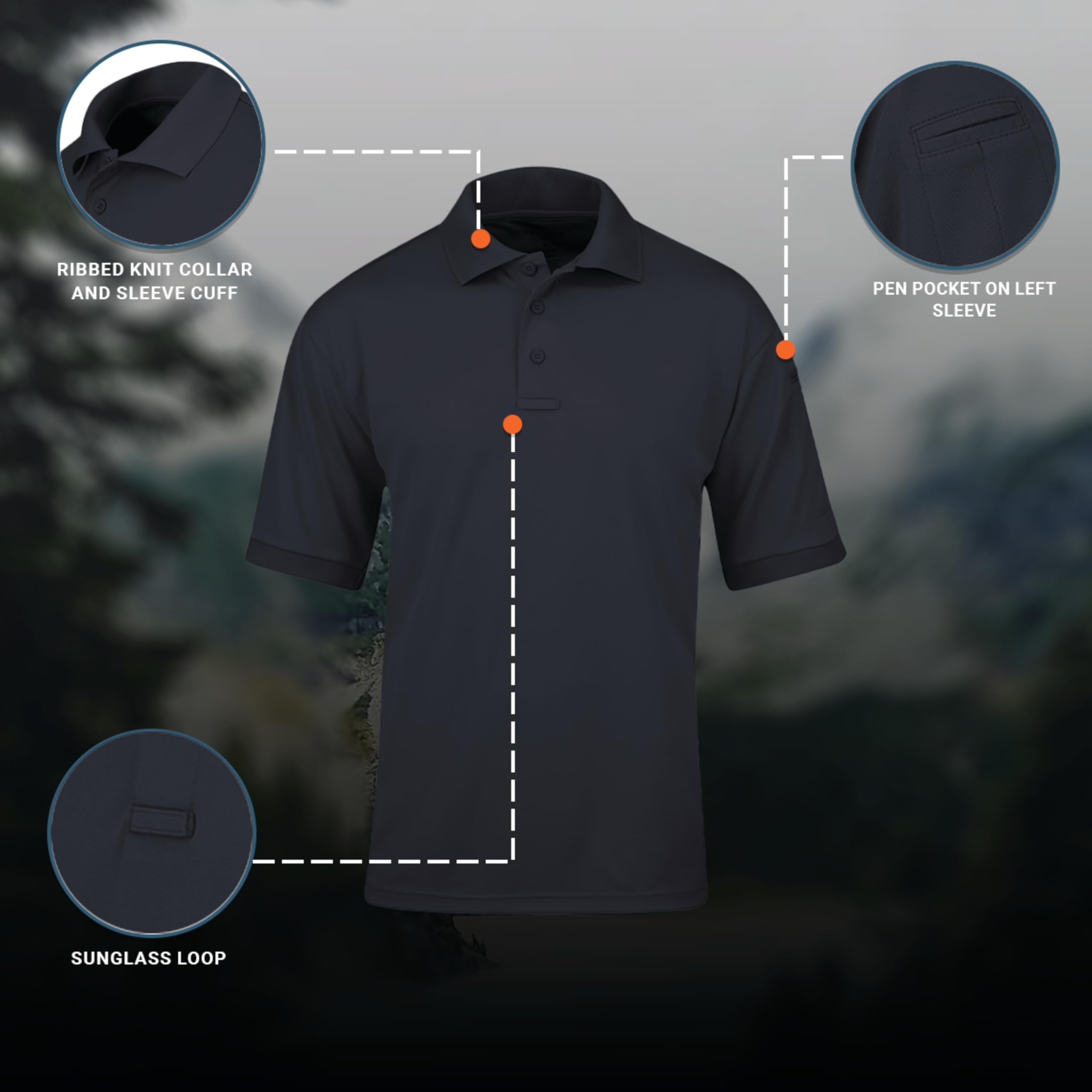 Snapklik.com : Propper Mens Uniform Polo