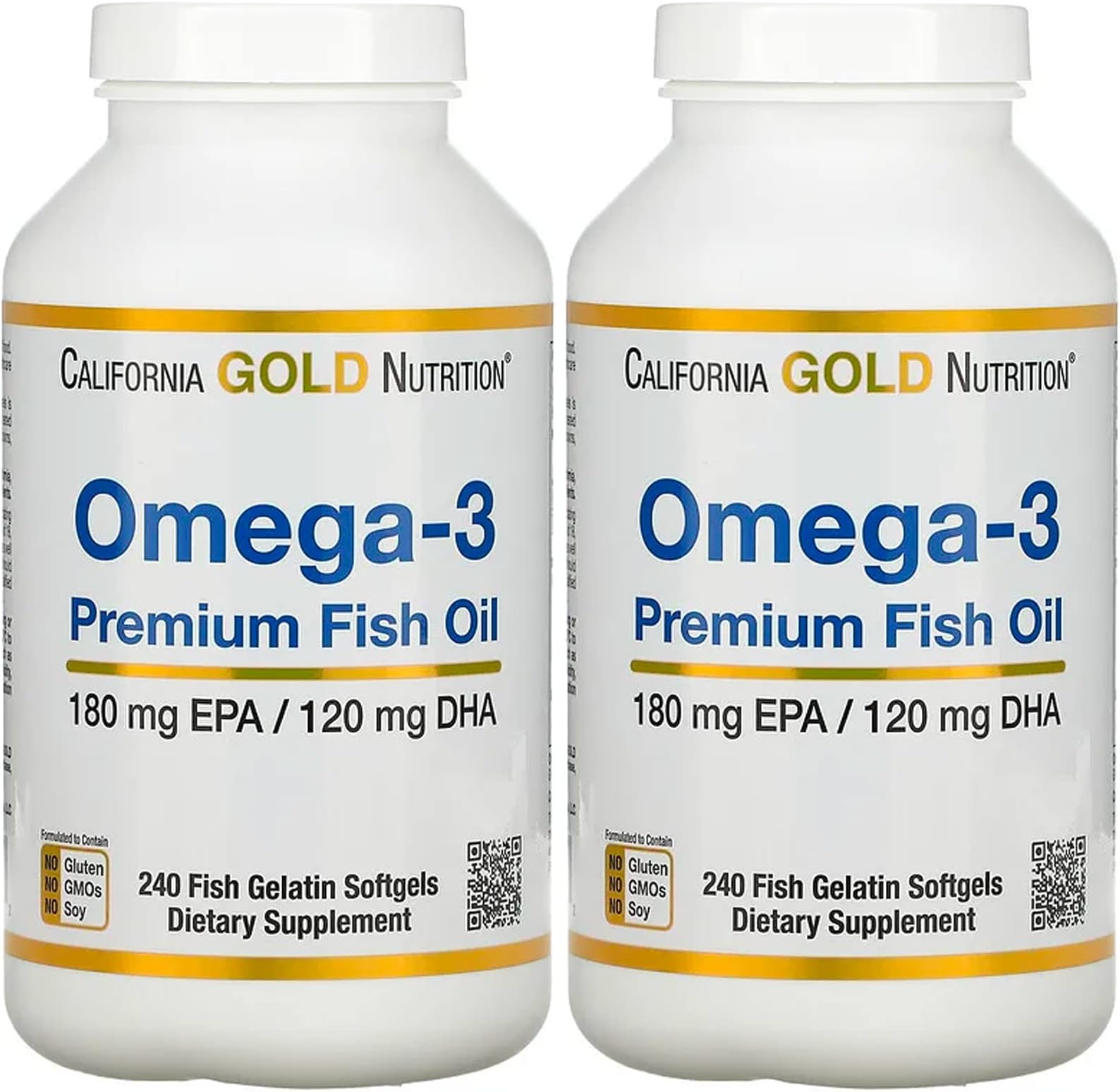 Amazon.com: California Gold Nutrition Omega-3 Premium Fish Oil ...