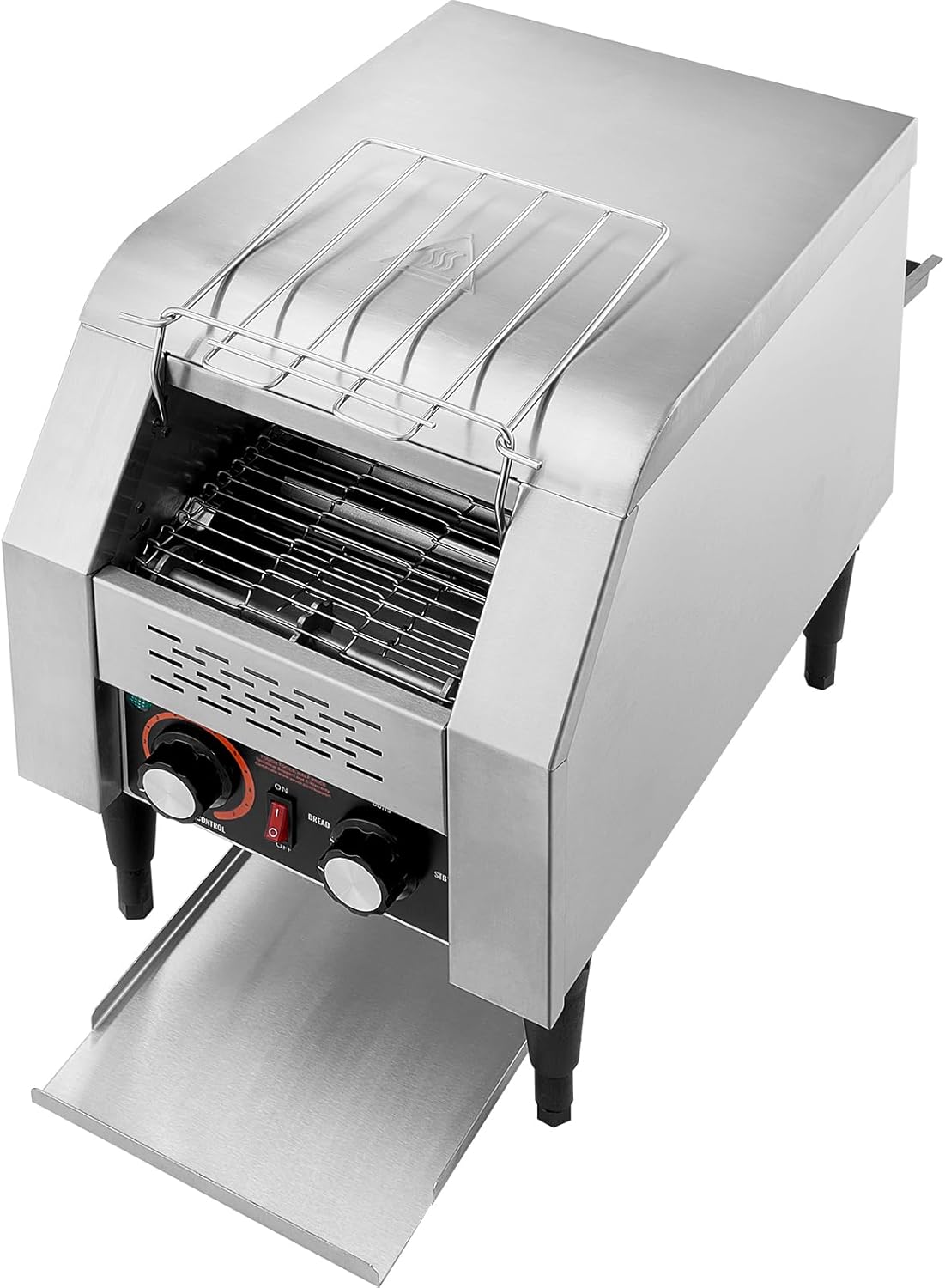 VEVOR Commercial Conveyor Toaster, 150 Slices/Hour Conveyor Belt ...