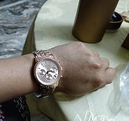 Michael Kors Analog Rose Dial Women's Watch-MK6077 : Michael Kors ...