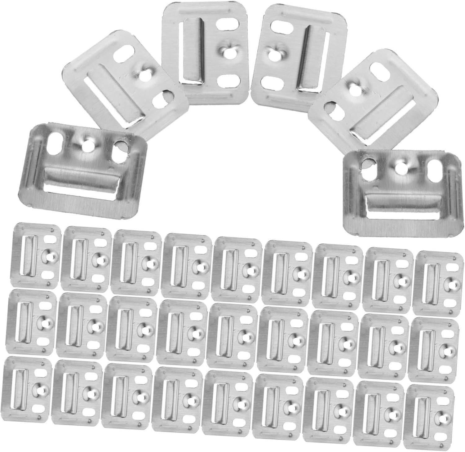 AUTSUPPL 100pcs Gusset Plate Fixing Piece Board Wire Interlocking ...