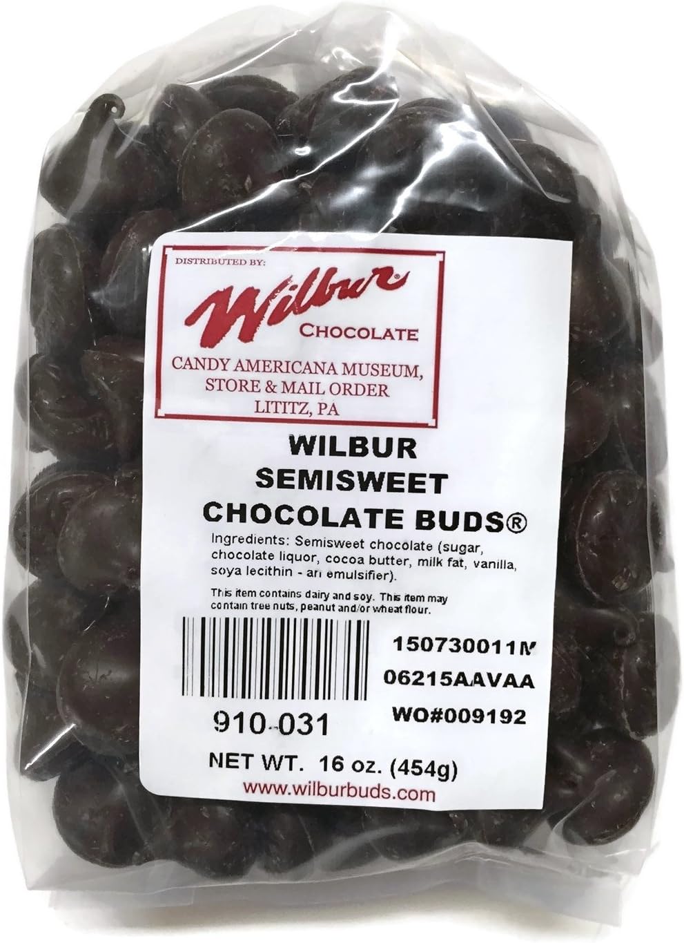 Amazon.com : Wilbur Buds Dark Semi Sweet Chocolate & Milk Chocolate (8 ...