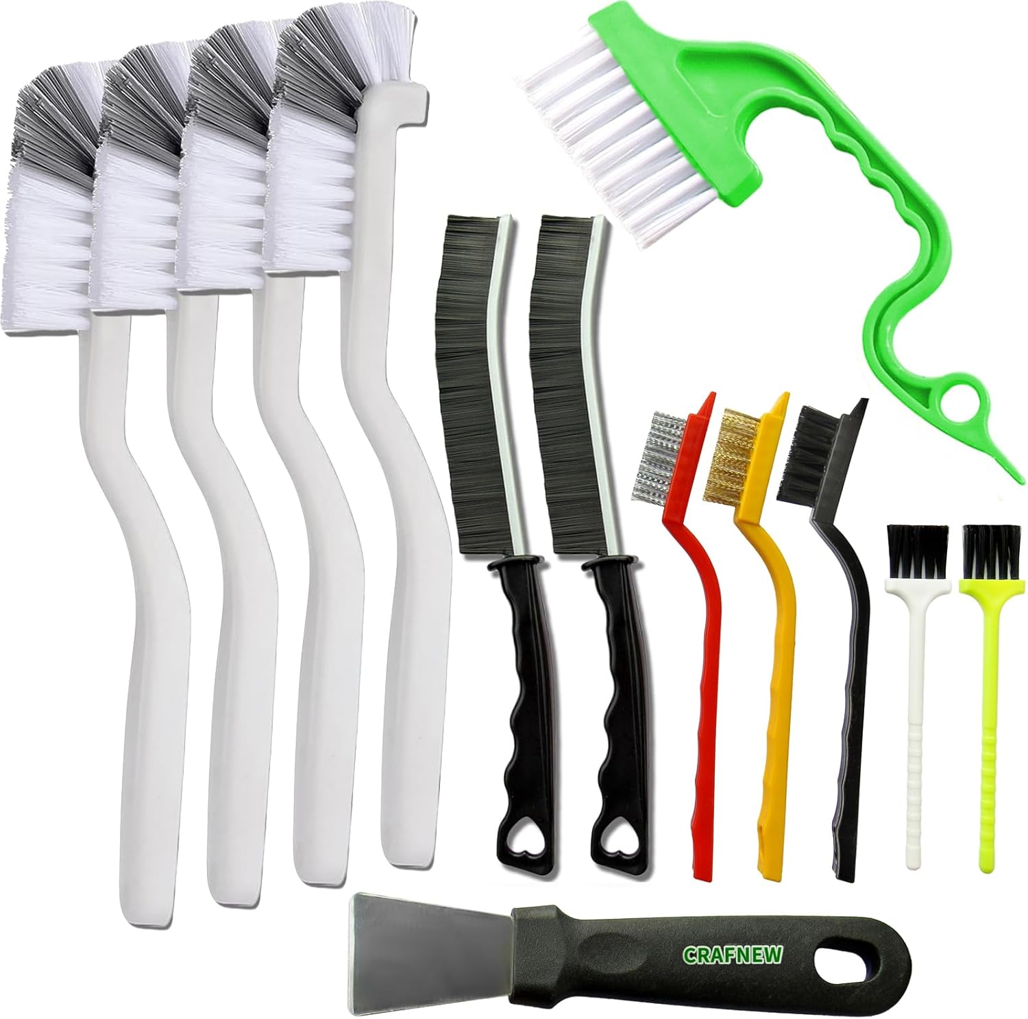 Amazon.com: 13Pcs Small Cleaning Brush Set, Hard Bristle Crevice ...